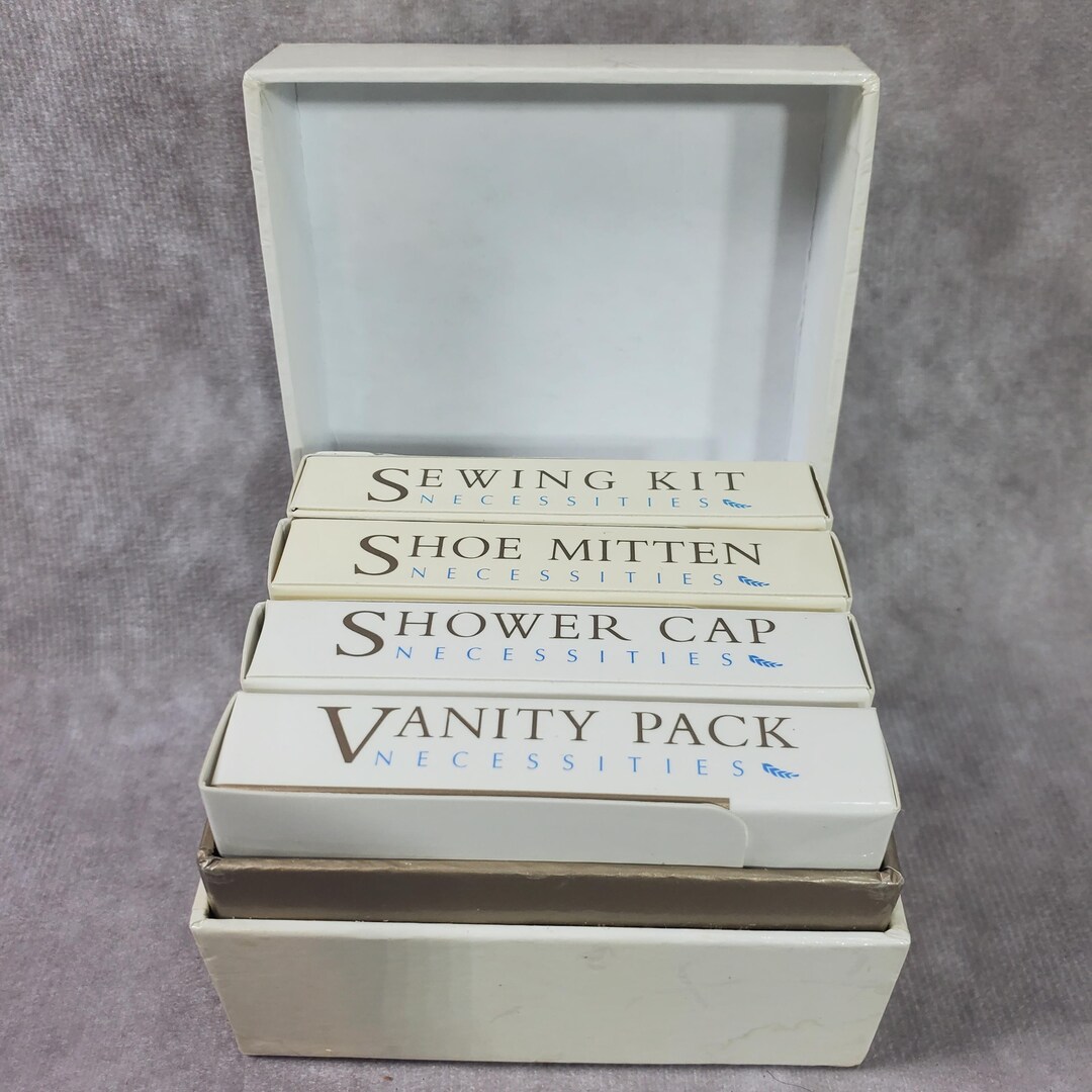Vintage Caesars Palace Hotel Amenity Box Y2K Era Travel Kit Vanity Pack ...