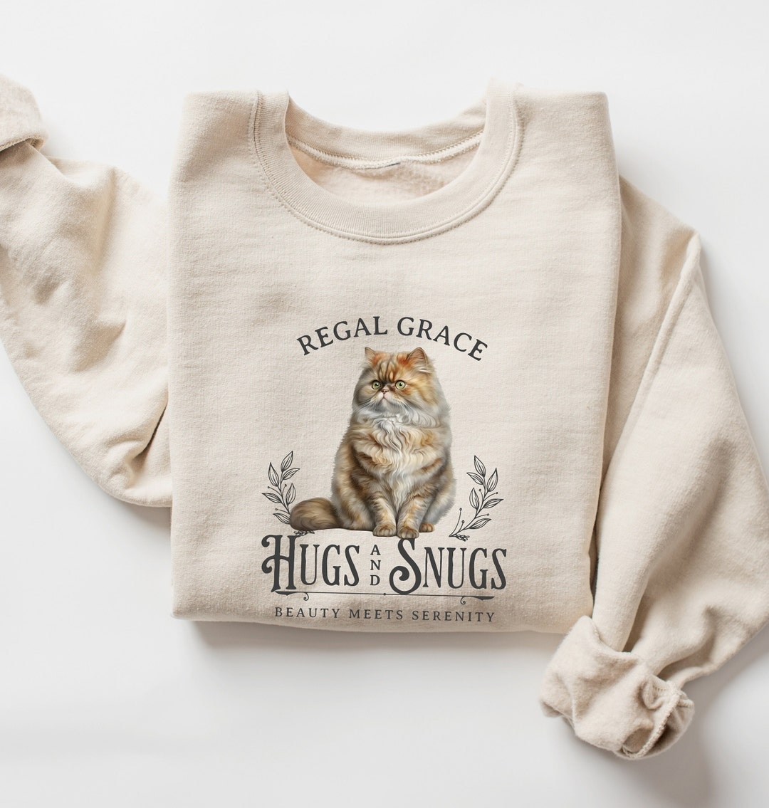 Persian Cat Sweatshirt, Shirazi Cat Sweater, Persian Parent Apparel ...