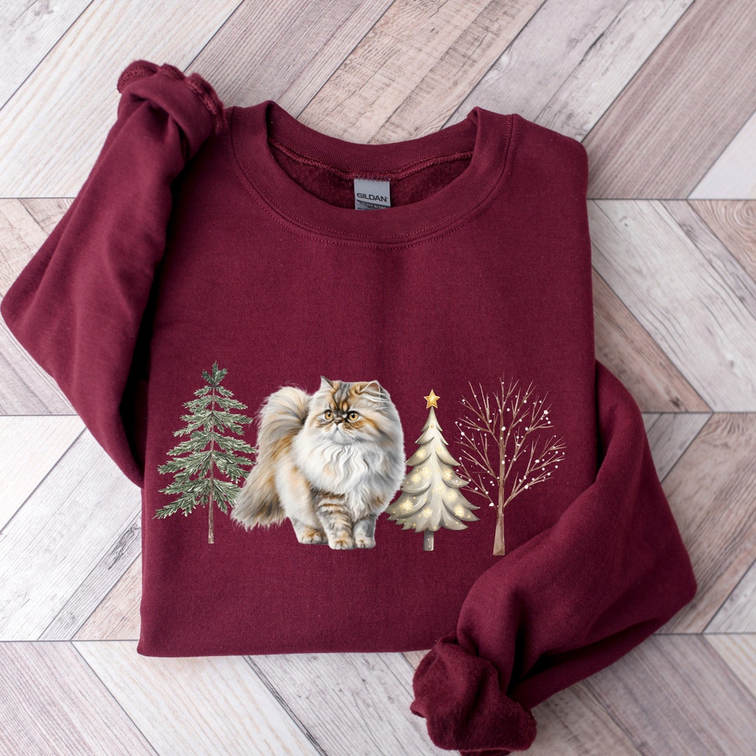 Persian Cat Sweatshirt, Shirazi Cat Sweater, Persian Parent Apparel ...