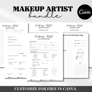 Makeup Artist Contract Editable Template, MUA Agreement, Makeup Service ...