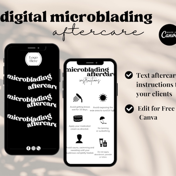 Microblading Aftercare - Etsy