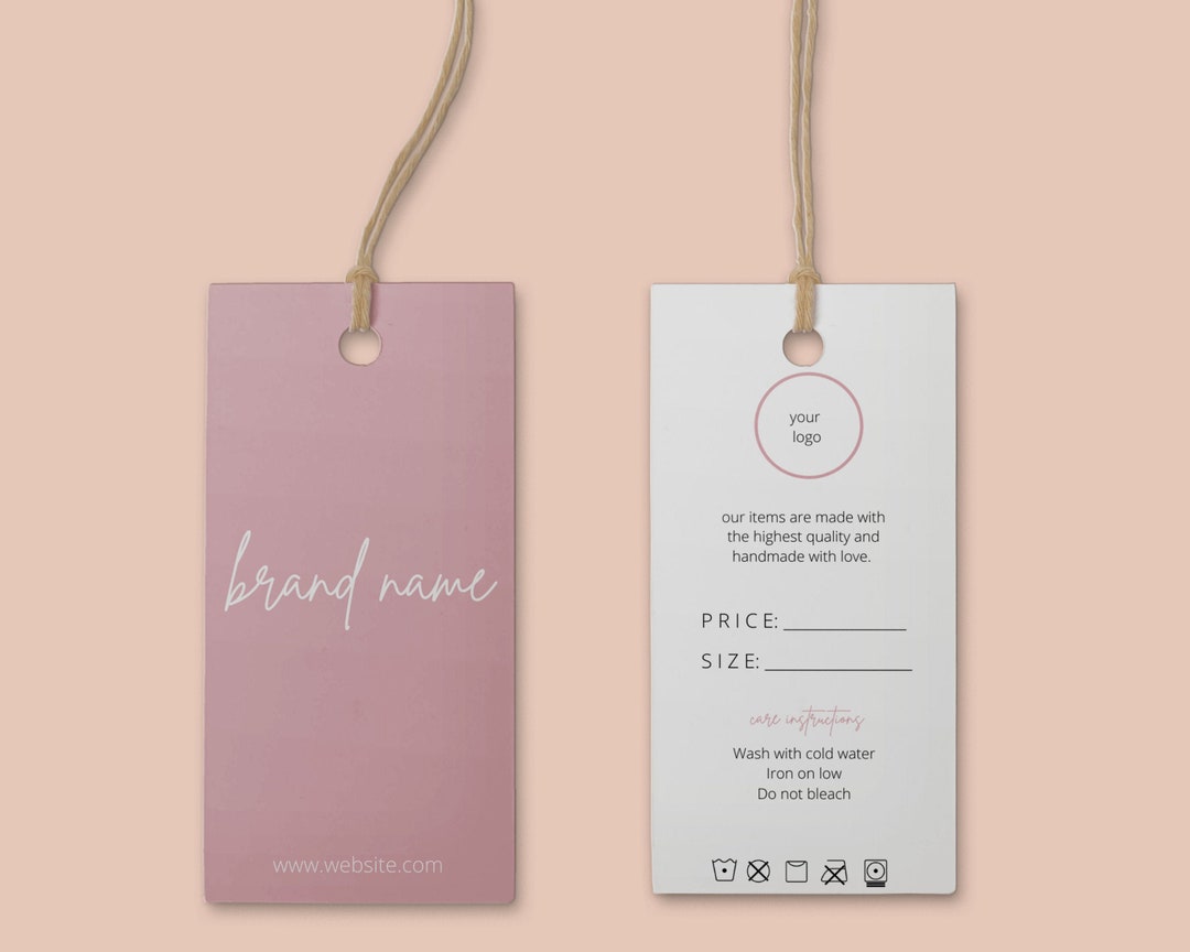 Clothing Hang Tag | Editable Clothing Tag | Boutique Hang Tag ...