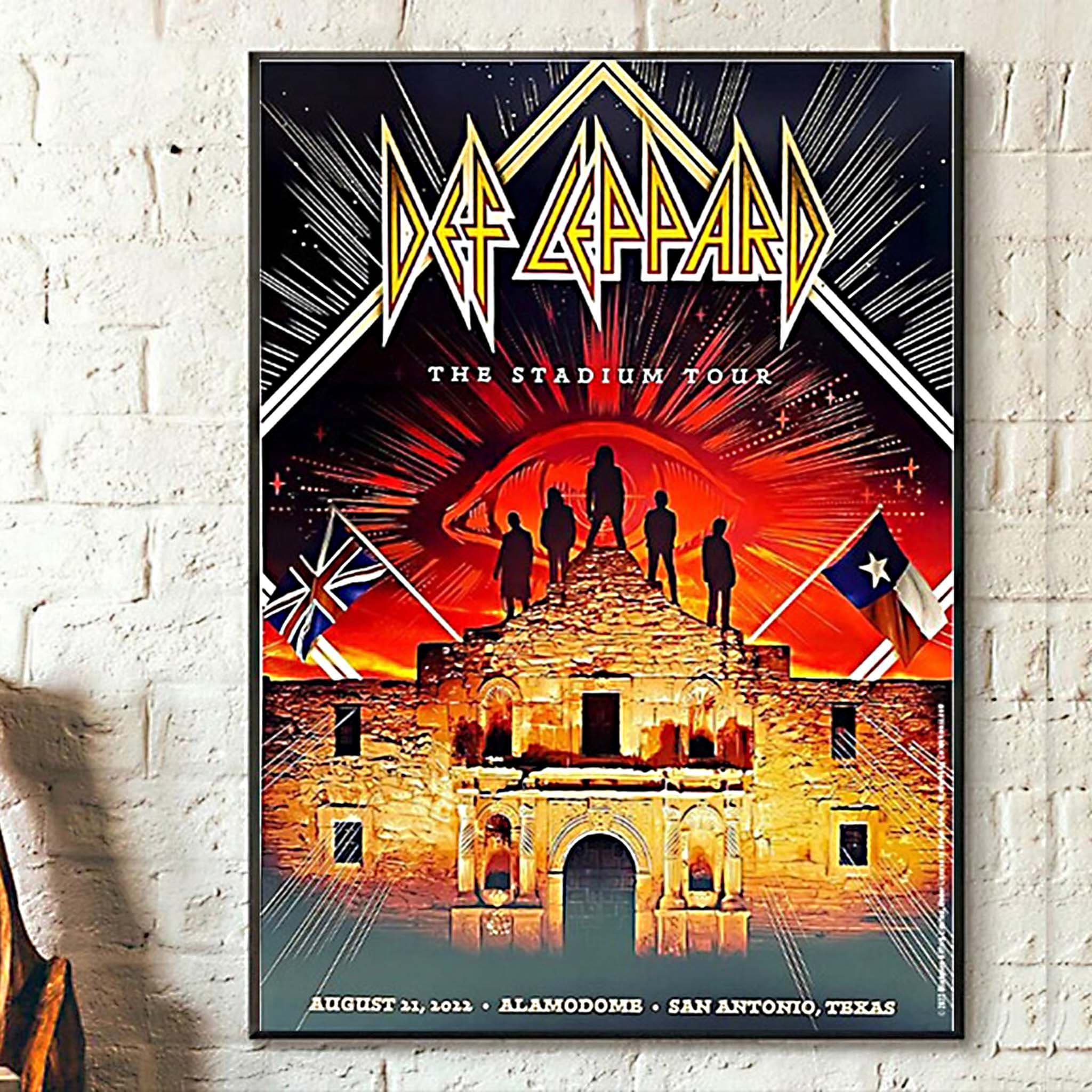 Def Leppard Stadium Tour 2022 Band Poster. - Etsy