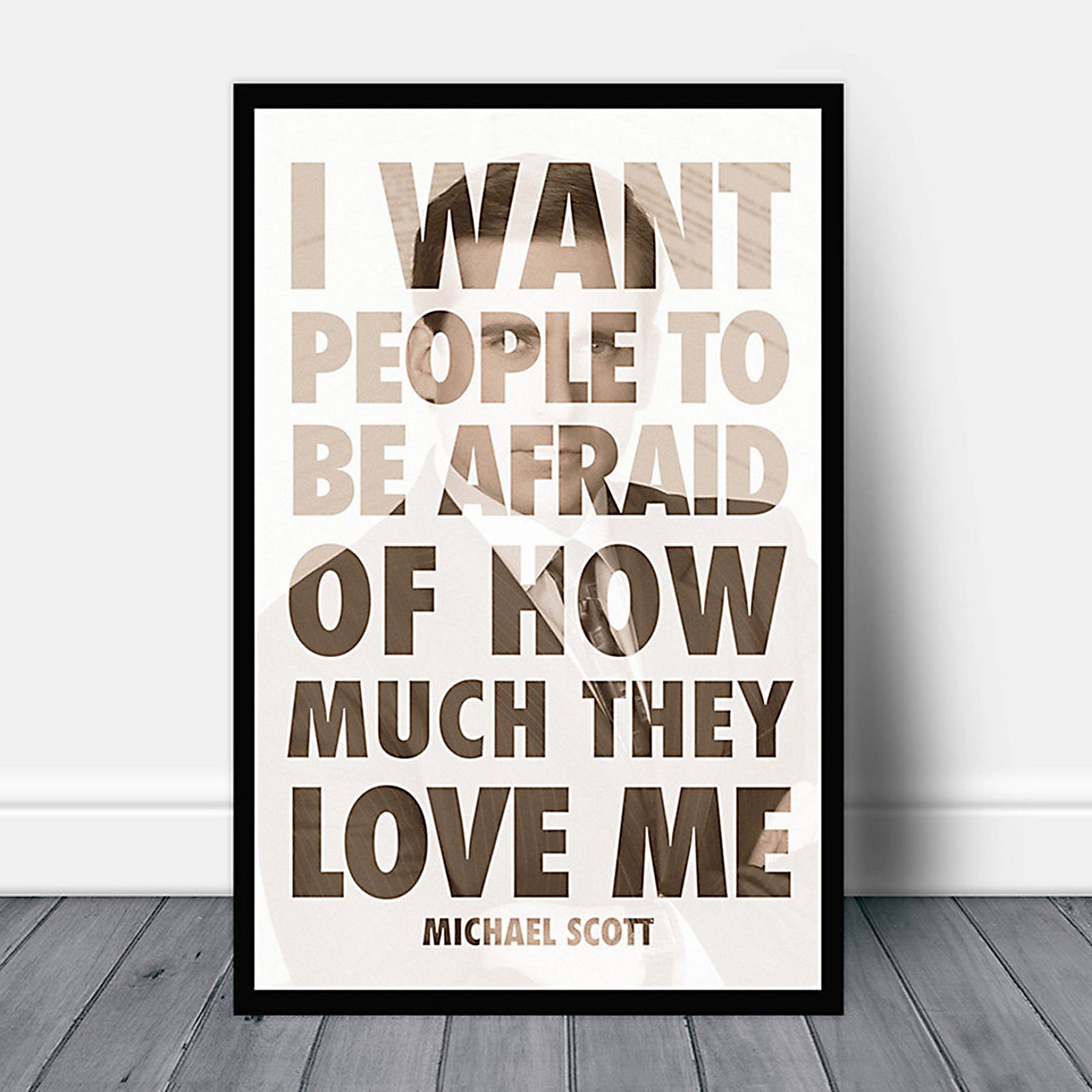 Michael Scott the Office Quote Poster, Michael Scott Art, Movie Poster ...