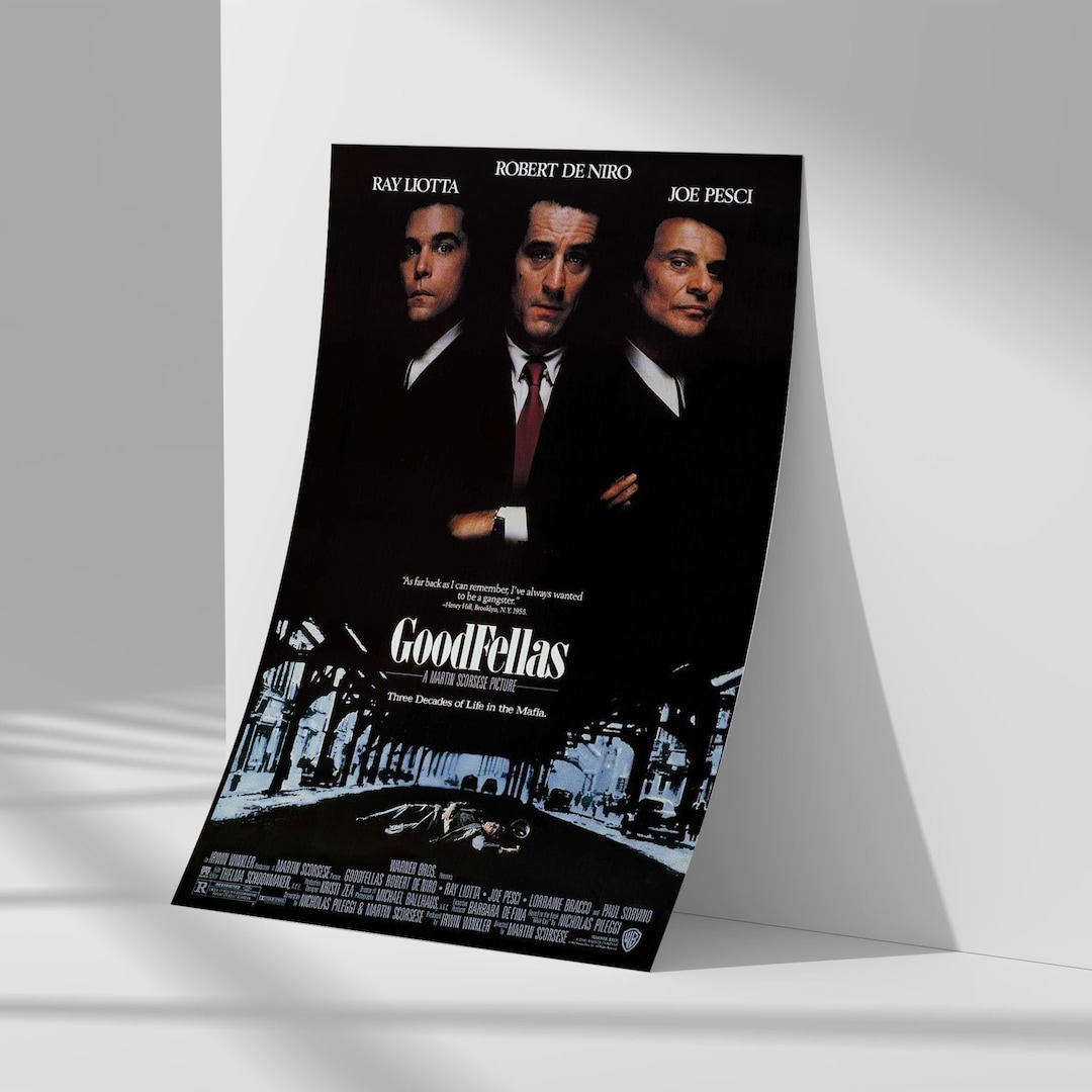 Goodfellas Movie Poster, Unique Gifts, Home Decor Poster, Christmas ...
