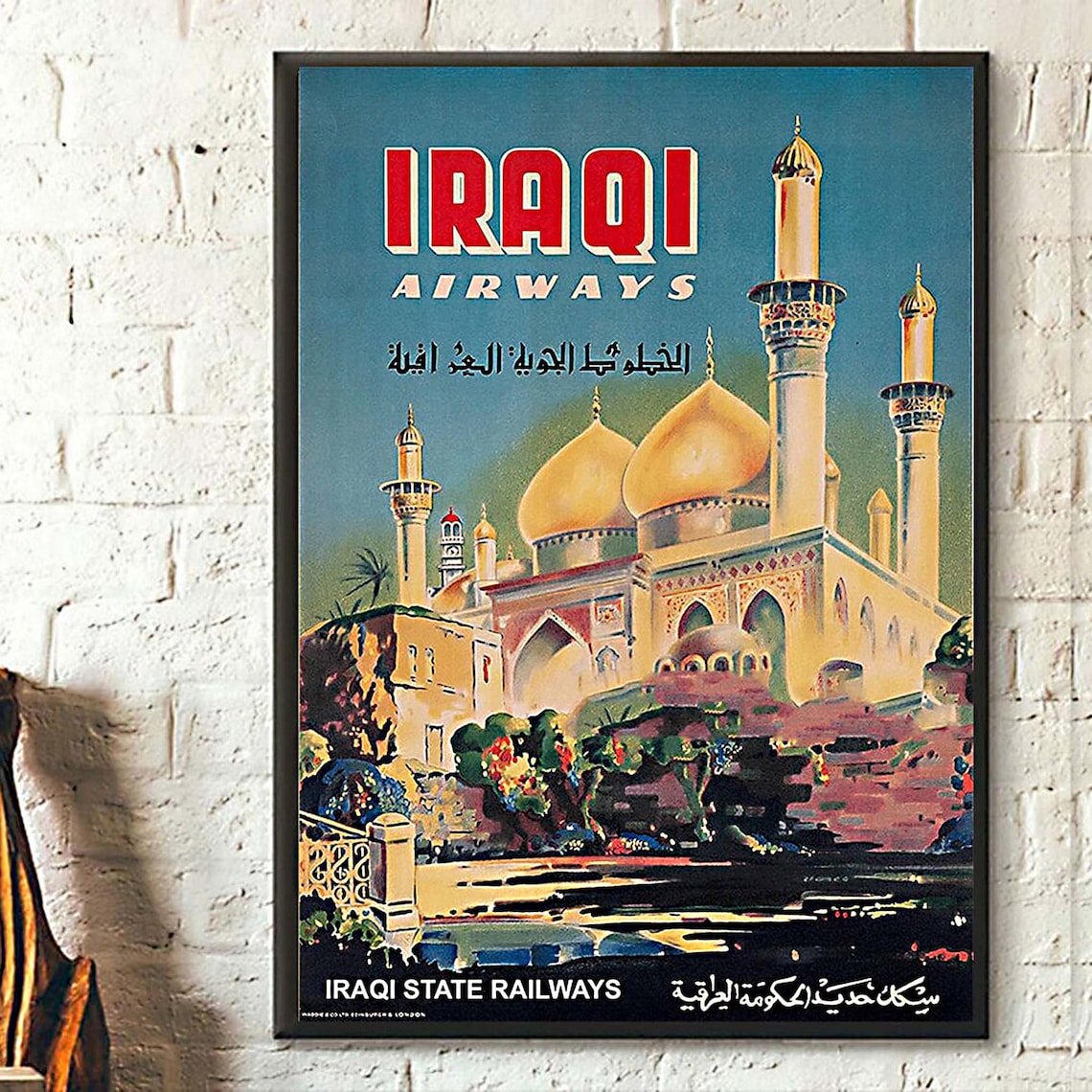 A SLICE IN TIME Iraqi Airways Iraqi State Railways Baghdad Iraq Middle ...