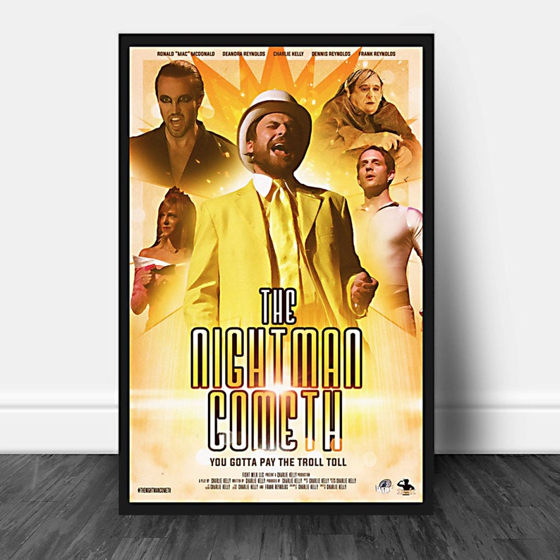 The Nightman Cometh - Charlie Kelly Poster - Its Always Sunny in ...