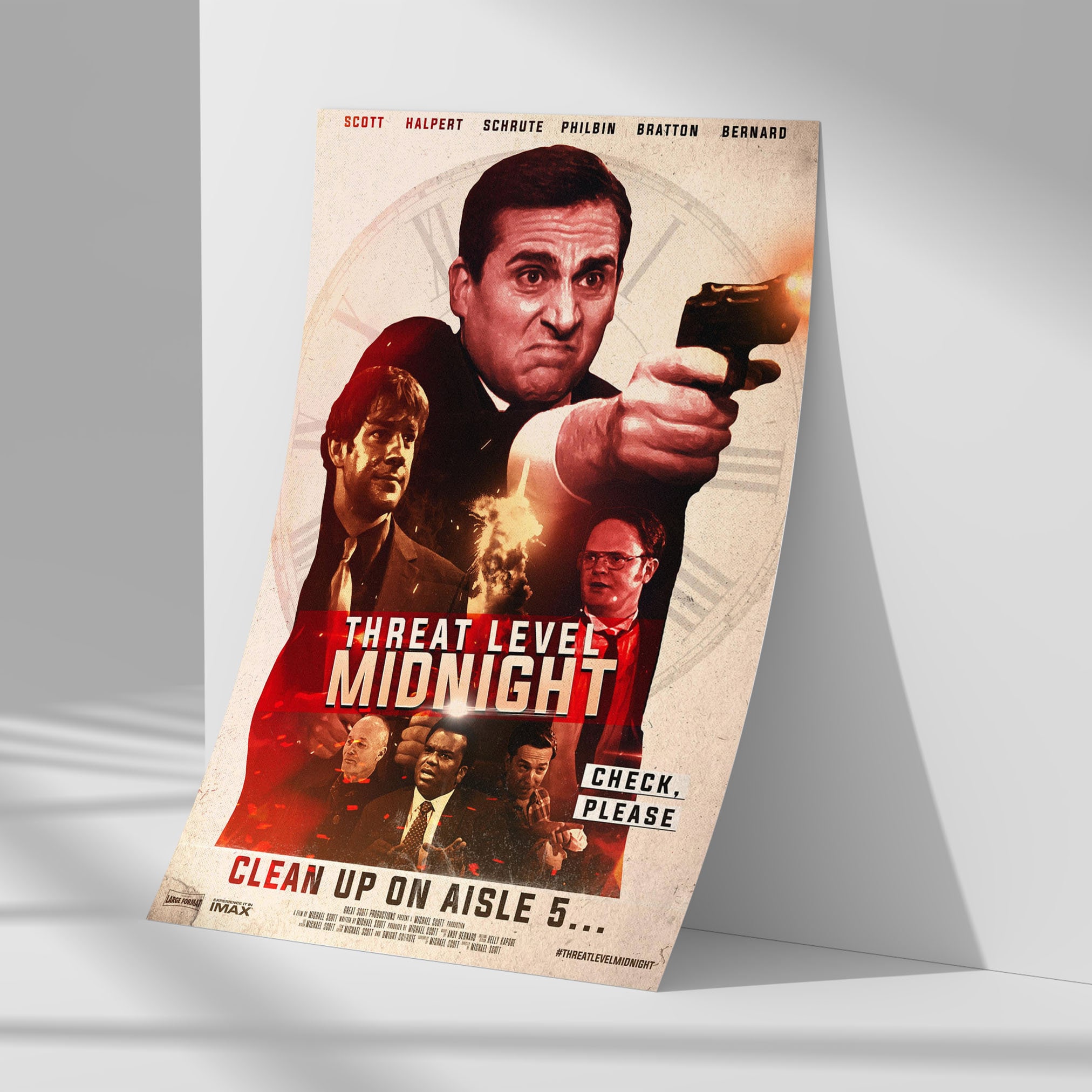 Threat Level Midnight Movie Poster Unique Gifts - Etsy