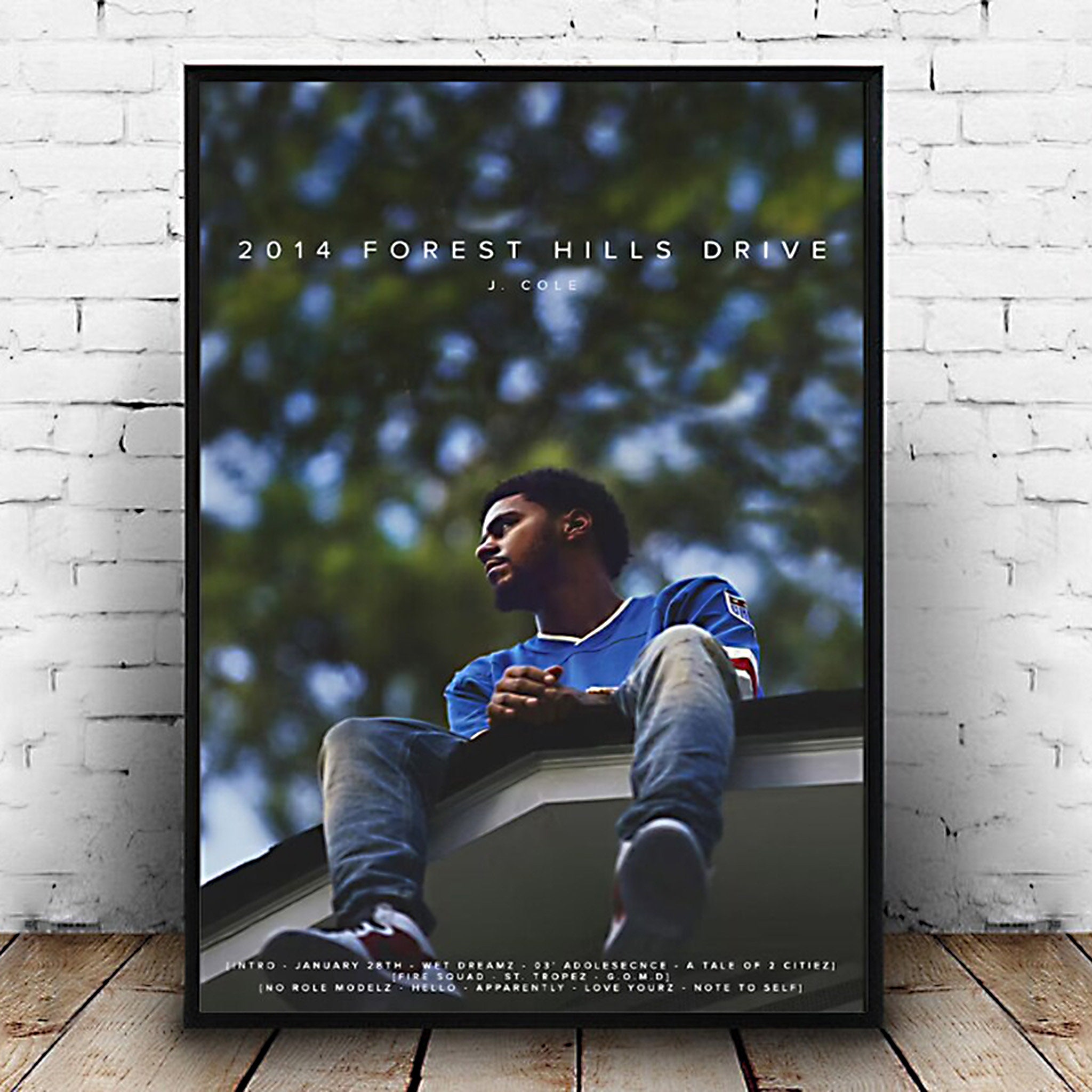 J. Cole - 2014 Forest Hills Drive Poster Home Decor Poster - Etsy