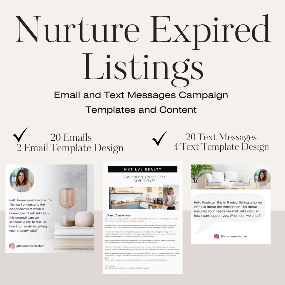 Real Estate Agent Email & Text Templates: Expired Listing Campaign ...