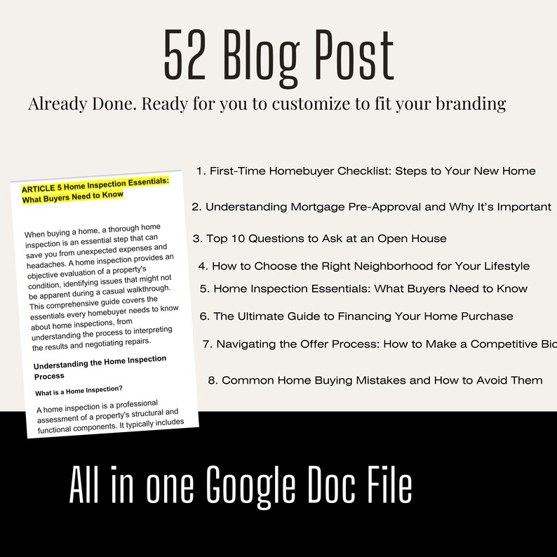 52 Done-for-you Real Estate Blog Posts | Real Estate Articles | REALTOR ...