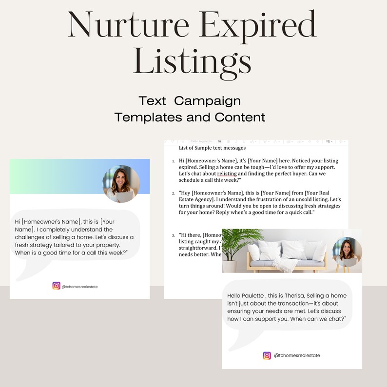 Real Estate Agent Email & Text Templates: Expired Listing Campaign ...
