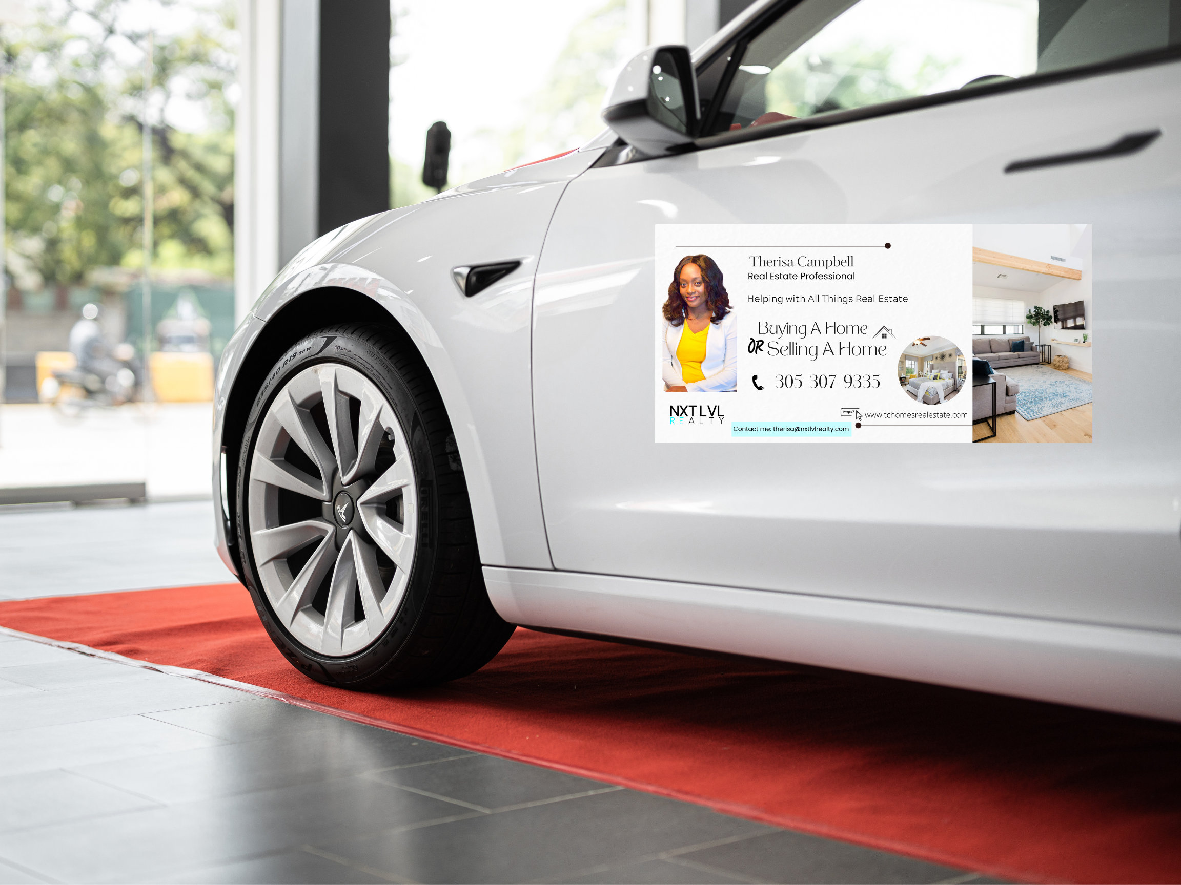 Real Estate Car Magnets - 24x12 Instant Download -1 Printable ...