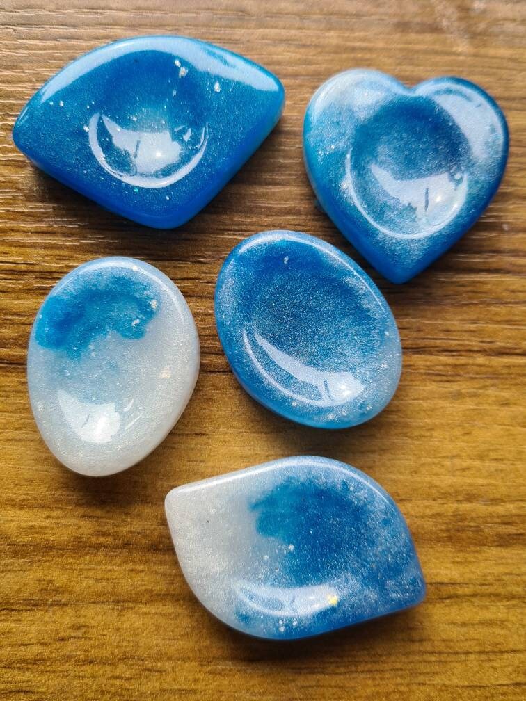 Custom Hand Made Resin Worry Stone - Anxiety Stone - Children's Anxiety ...
