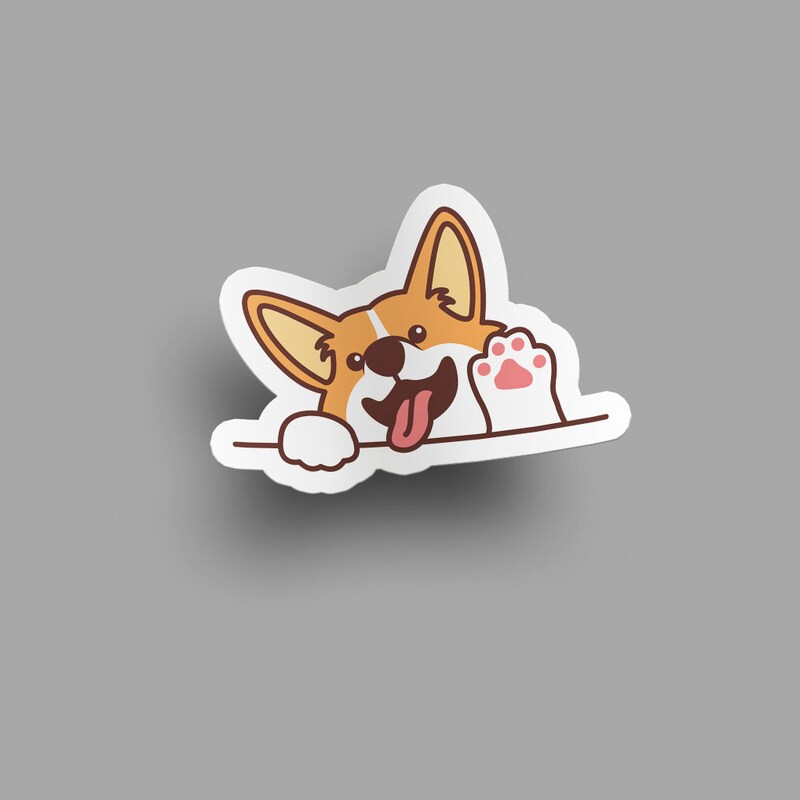 Corgi Butt Sticker - Etsy