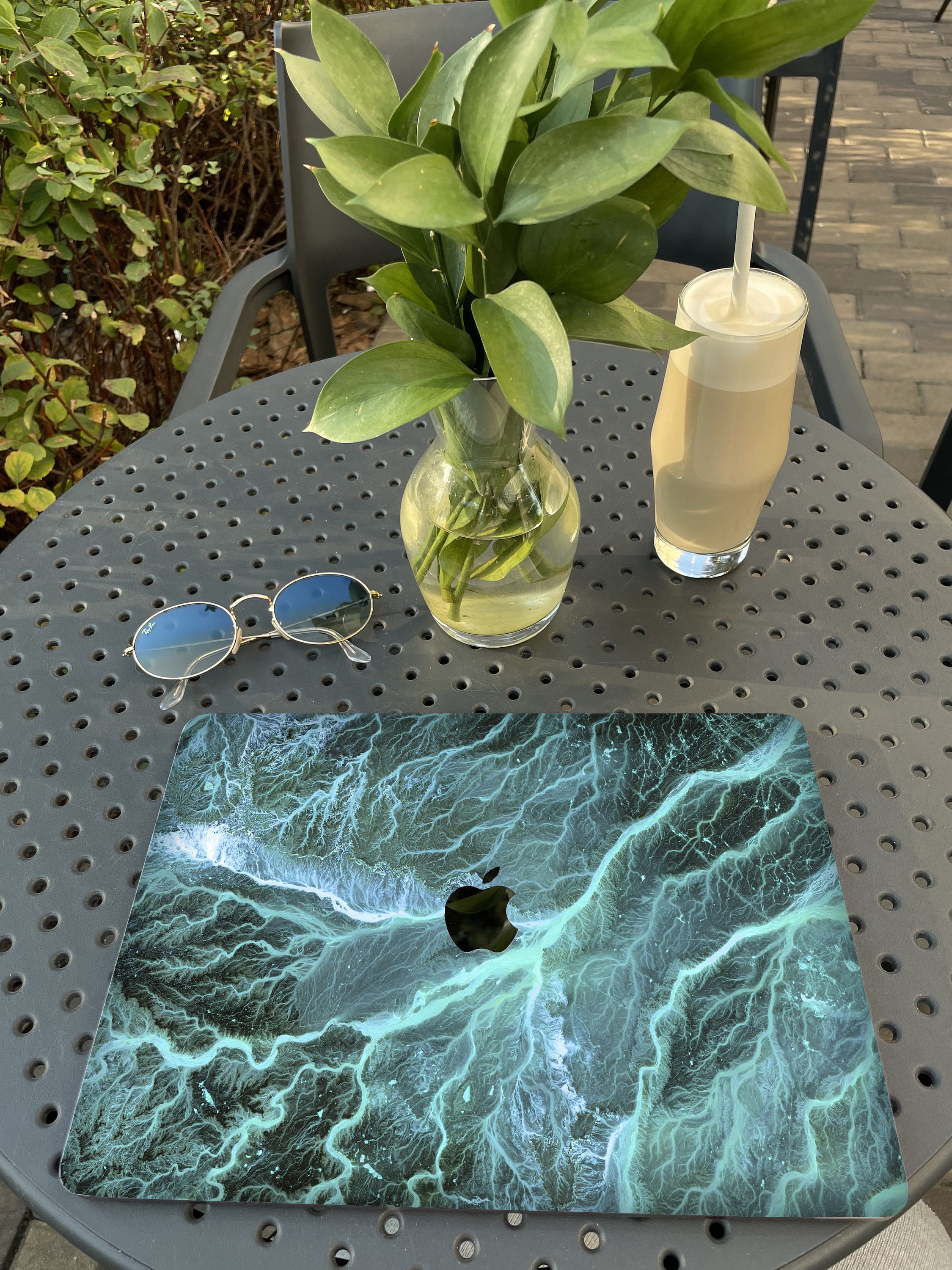 Sea Waves Blue MacBook Skin MacBook Decal MacBook Sticker for - Etsy