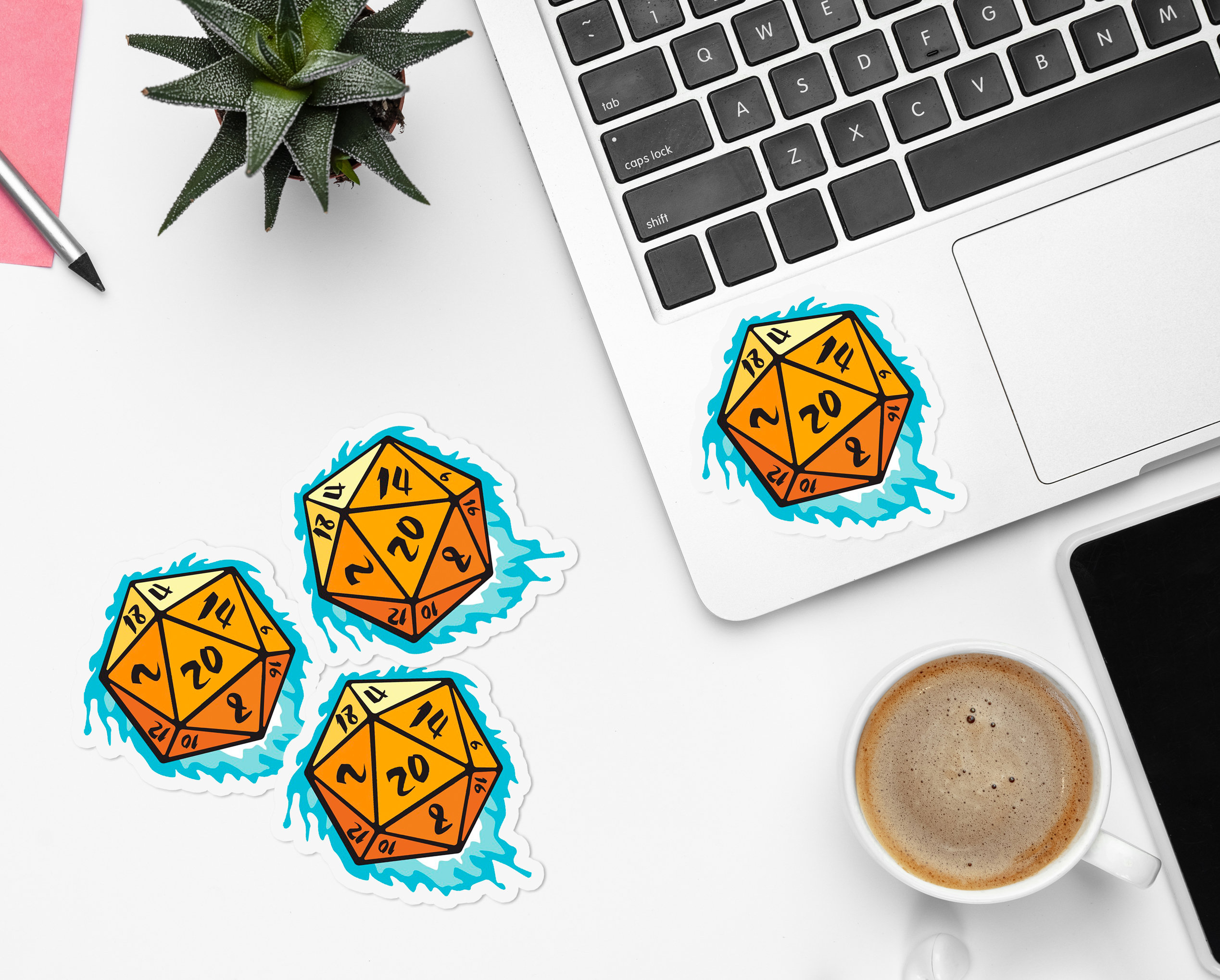 Dnd Stickers Dungeons and Dragons Lets Roll D20 Sticker Critical Role ...