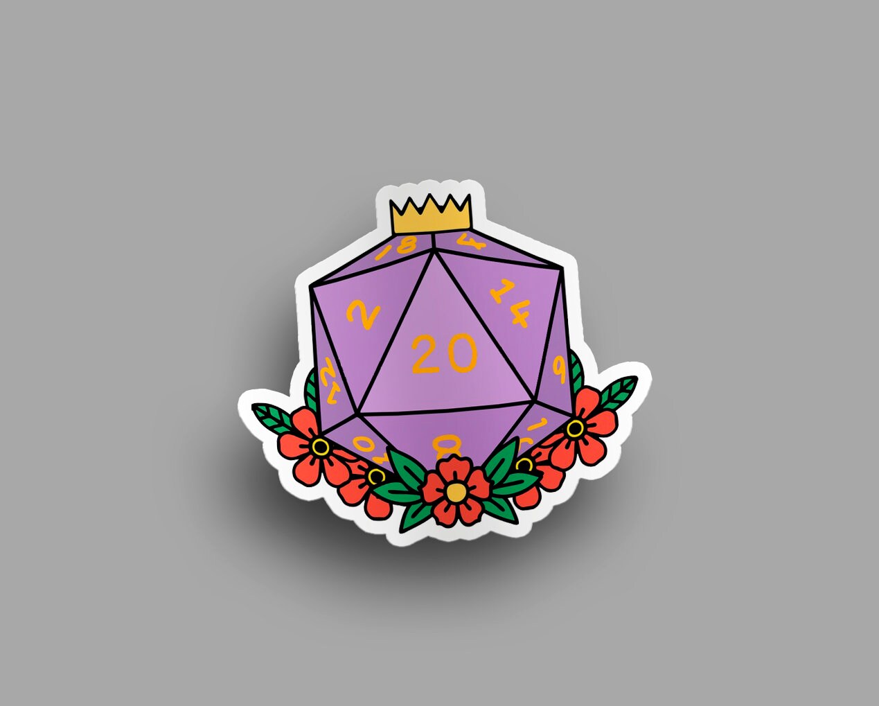 Dnd Stickers Dungeons and Dragons Game Over D20 Sticker Critical Role ...