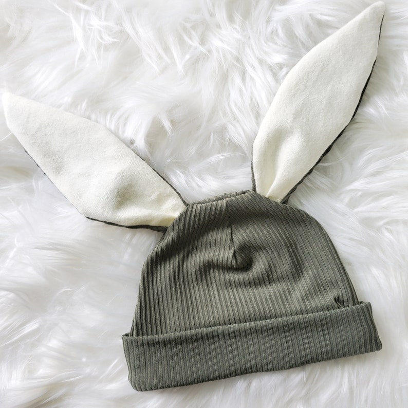 Baby Bunny Hat Rabbit Easter Bunny Eared Ear Cap Hat Stretch Newborn, 3 ...