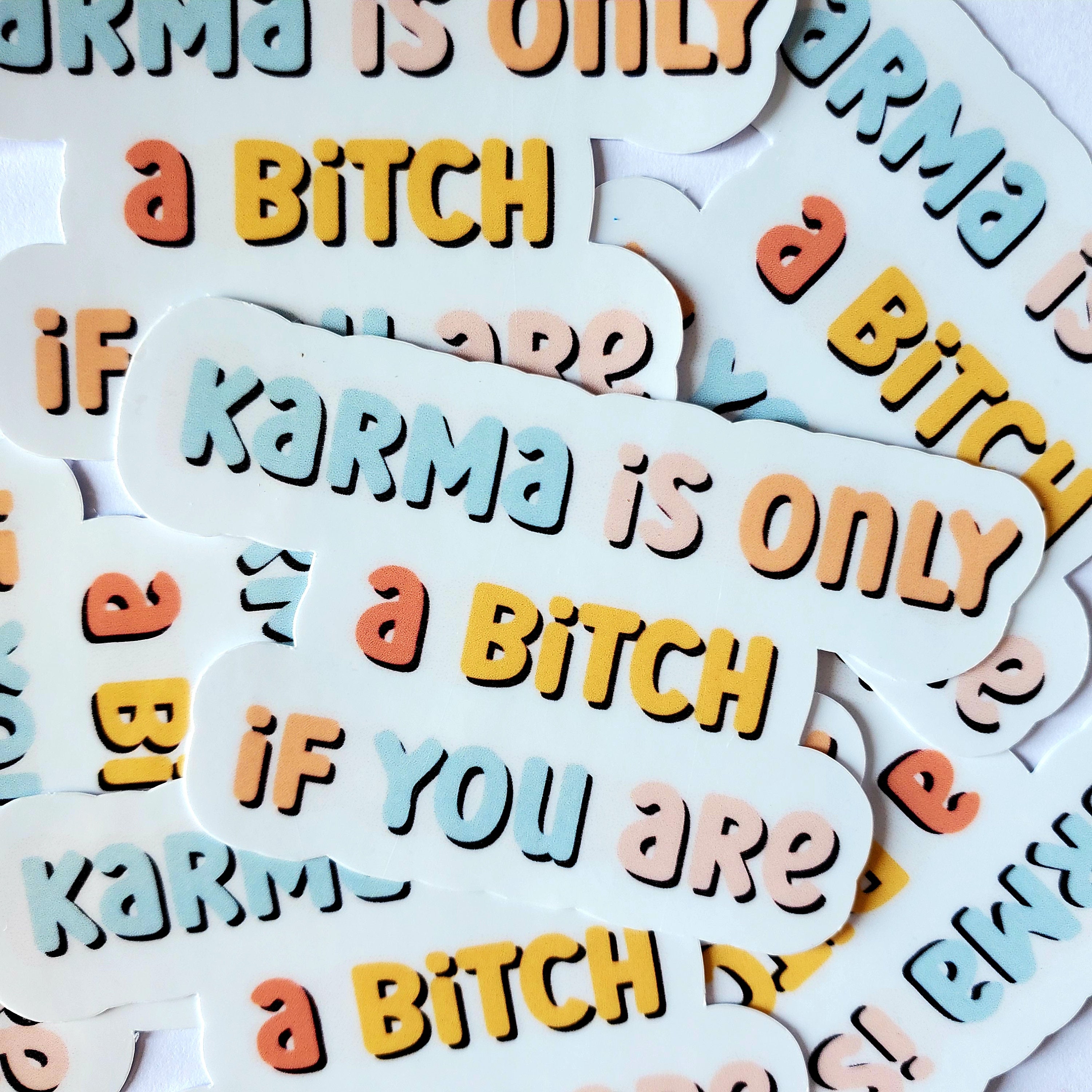 Profanity Sticker Curse Word Cuss Cute Girly Explicit Funny Sarcastic ...