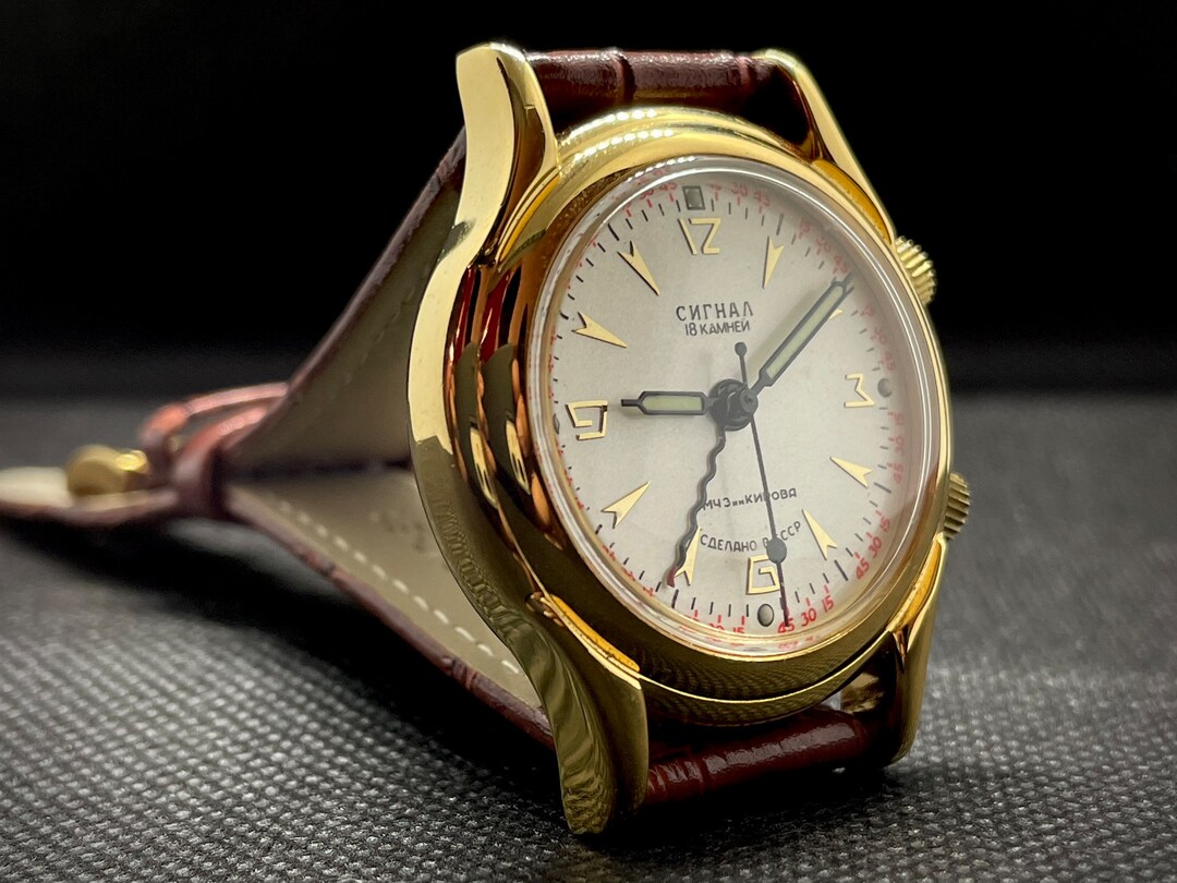 Poljot, Signal, Vintage Soviet, Mechanical, Wrist Watch, 2612.1, Made ...