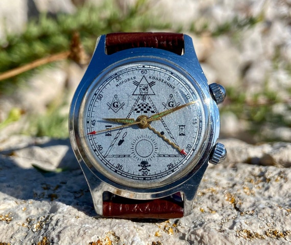 Poljot, Signal, Vintage Soviet, Mechanical, Wrist Wat… - Gem