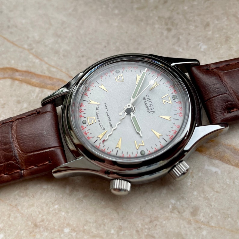 Poljot, Signal, Vintage Soviet, Mechanical, Wrist Watch, 2612.1, Made ...