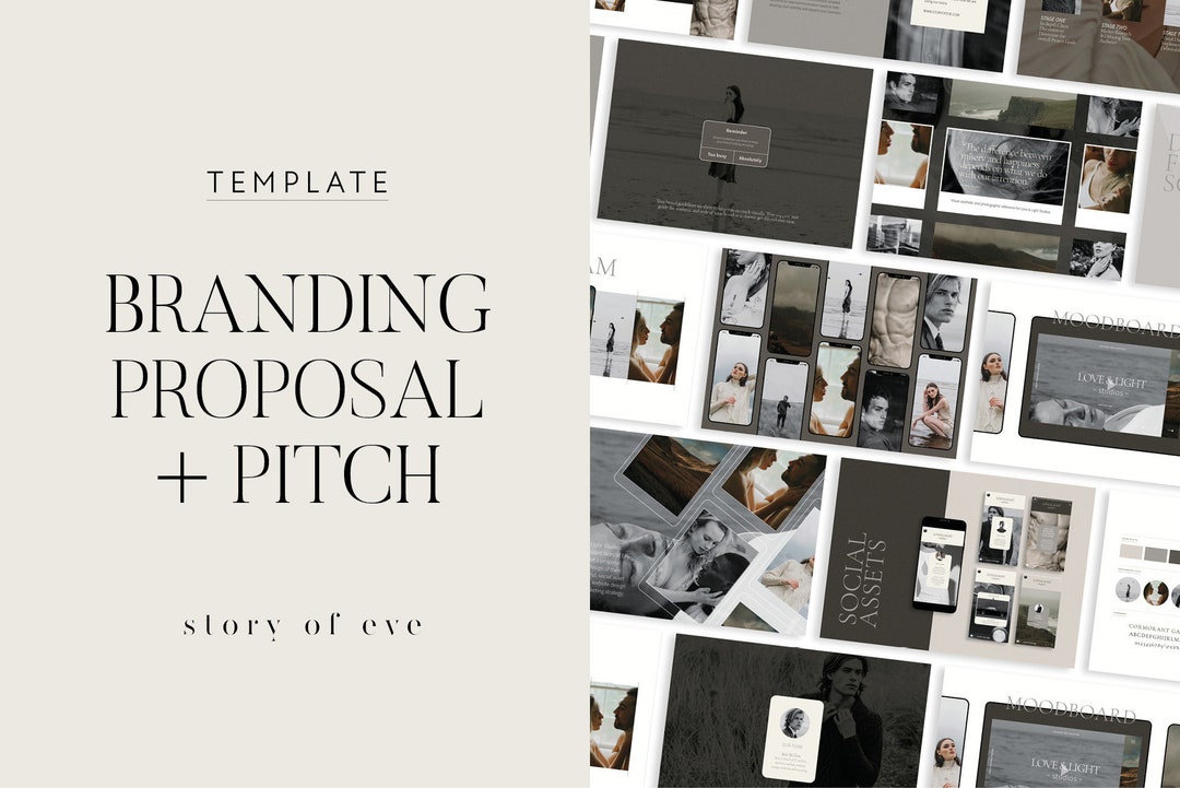 Fully Editable Brand Proposal & Pitch Template - Etsy UK