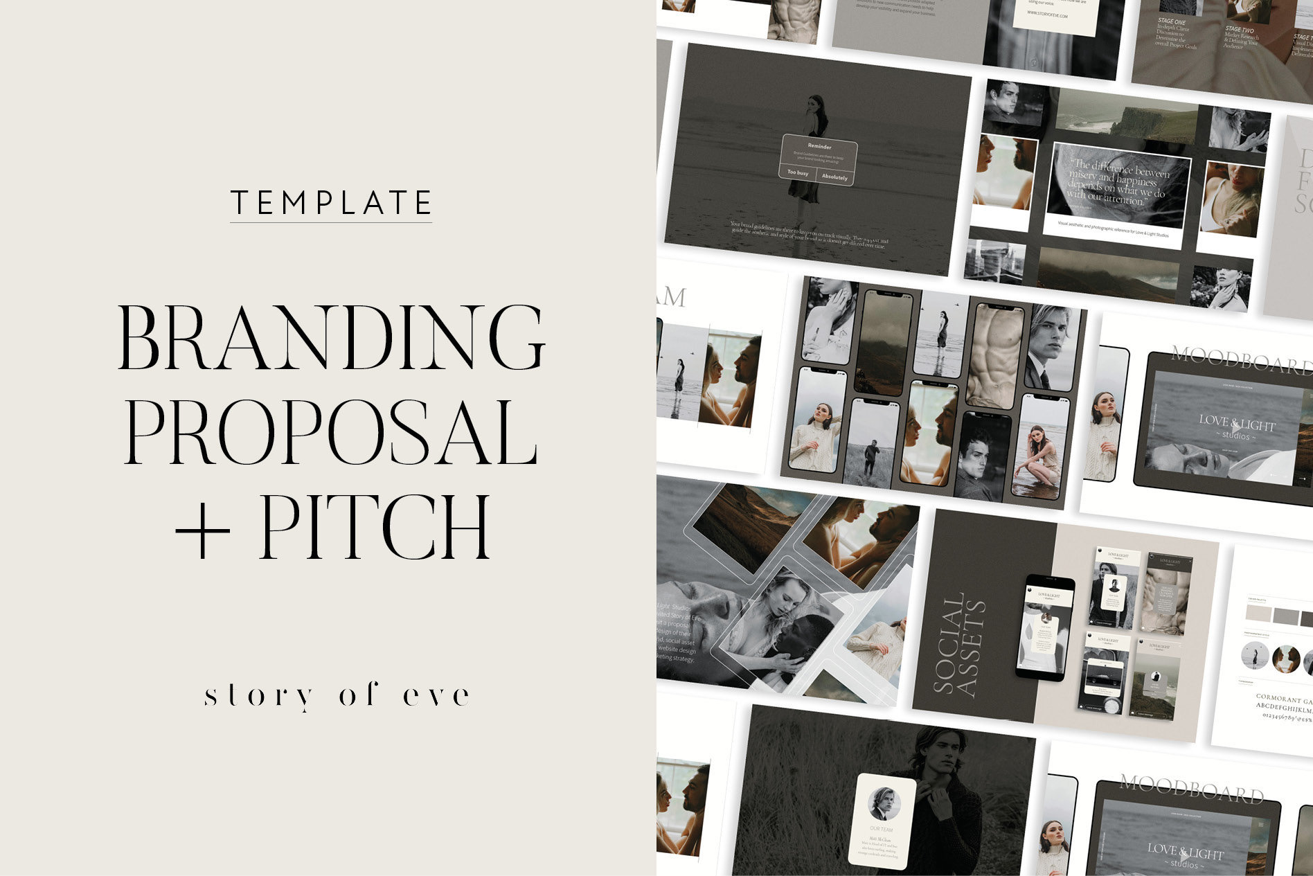 Fully Editable Brand Proposal & Pitch Template - Etsy UK