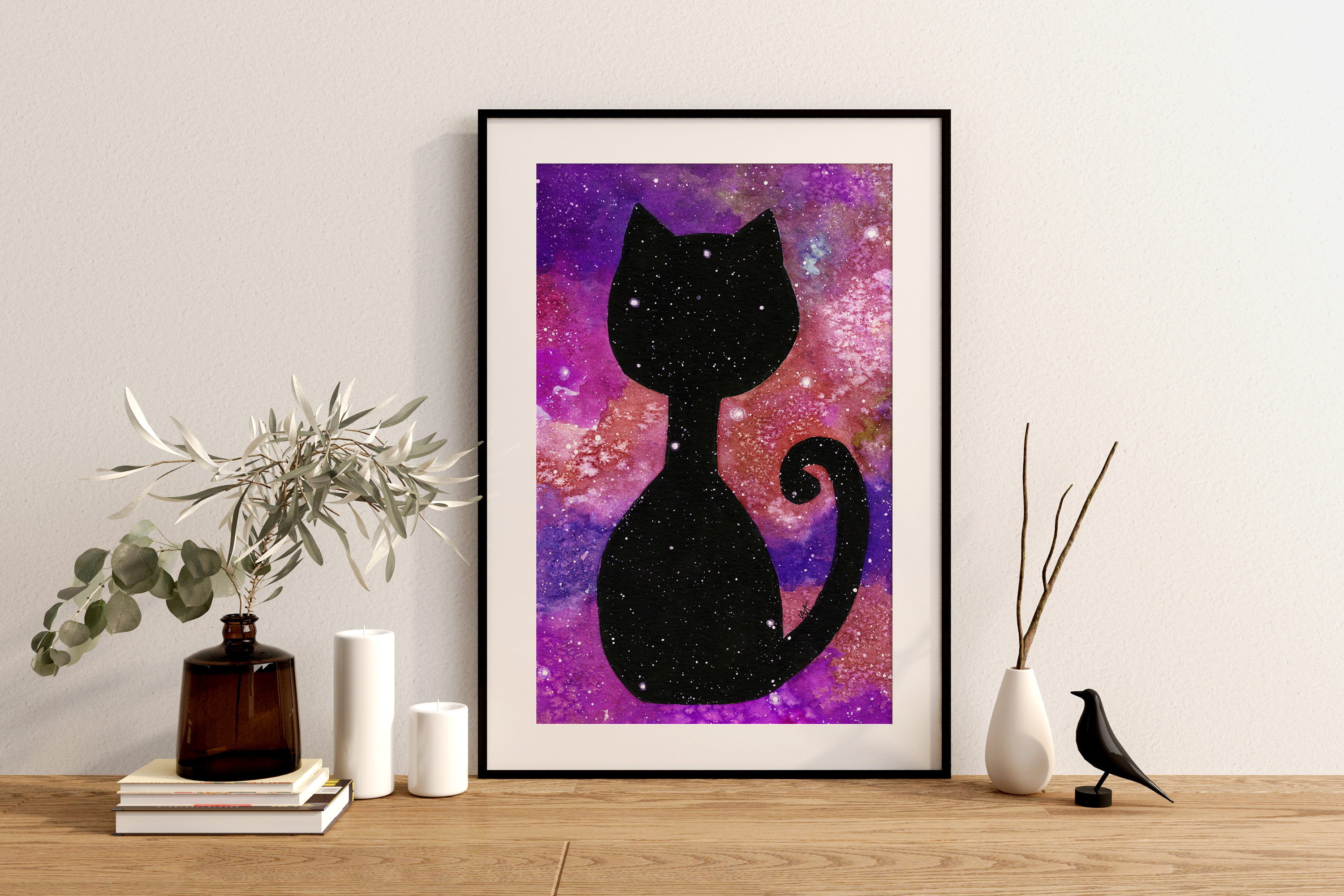 Printable Cat Wall Art Printable Cat Art Cat Printables - Etsy