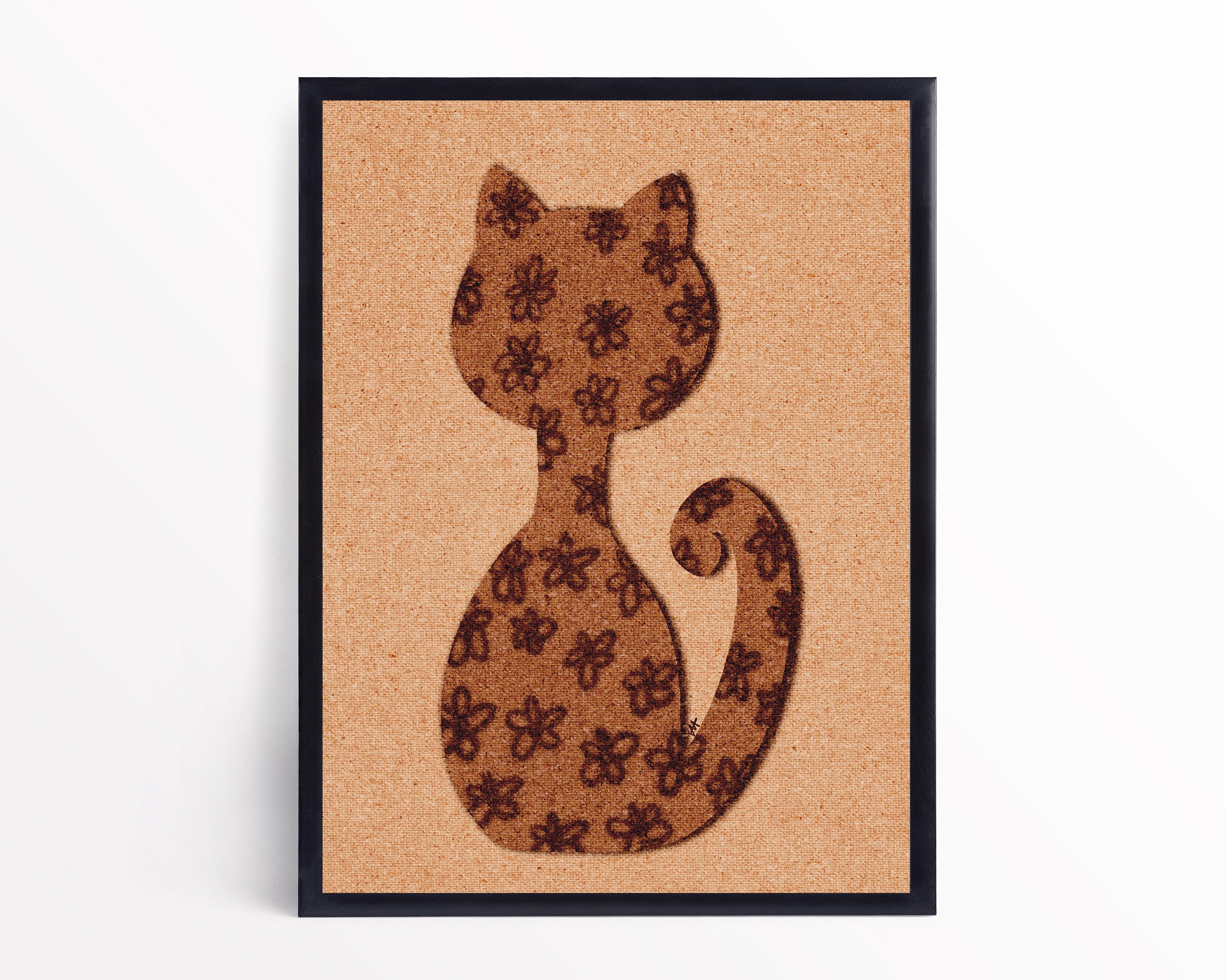 Bundle Printable Cat Wall Art Printable Cat Art Cat Printables 3 Cat ...