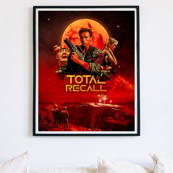 Total Recall Poster - Etsy
