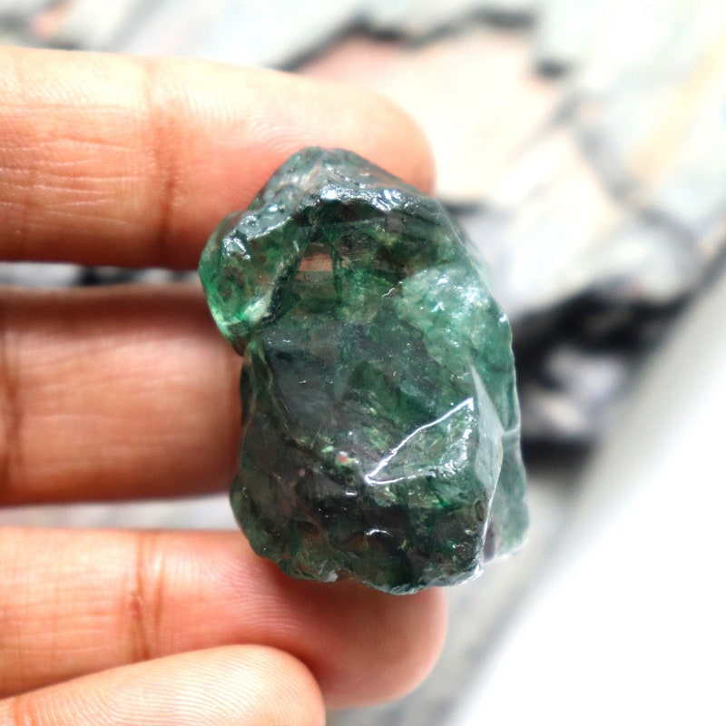 Raw Emerald Stone - Etsy