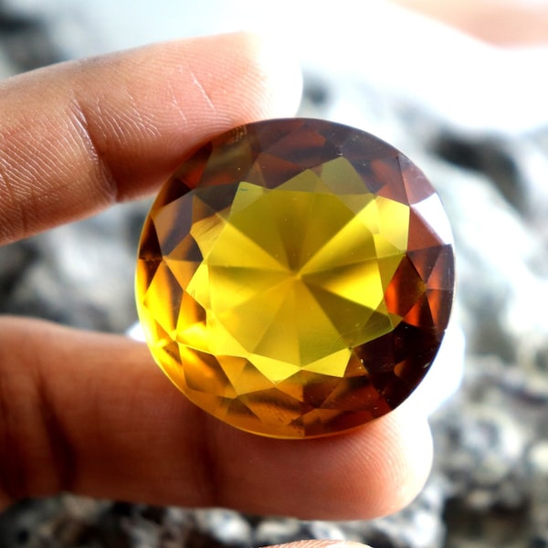 Yellow Citrine Stone - Etsy