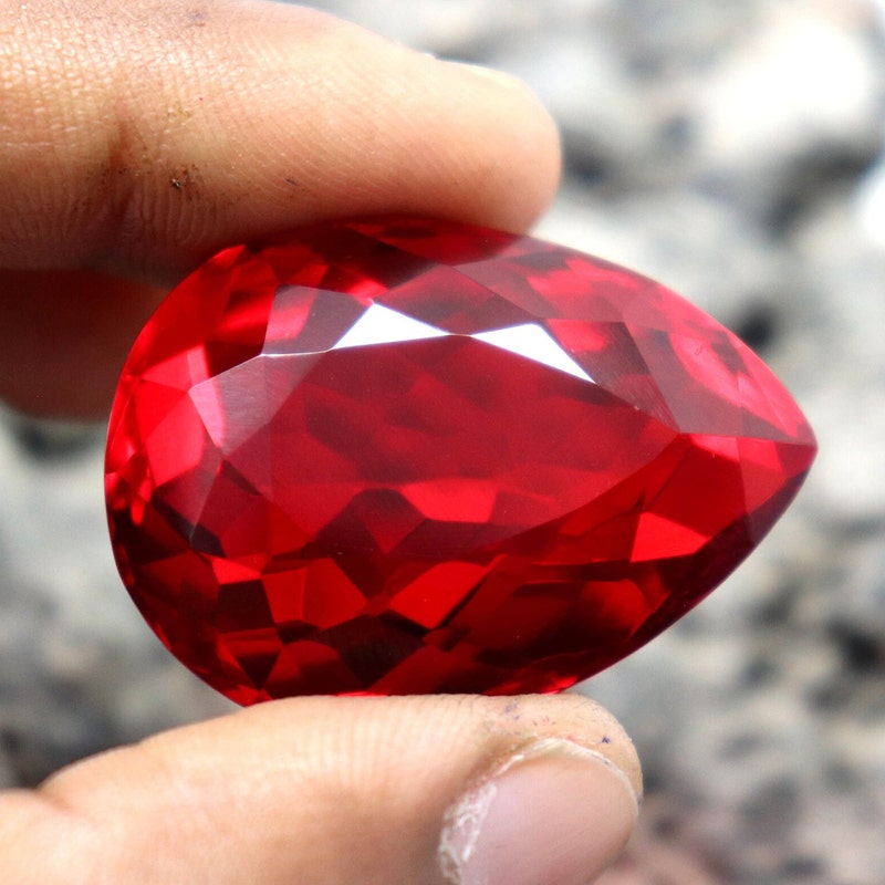 Large Ruby Ring - Etsy