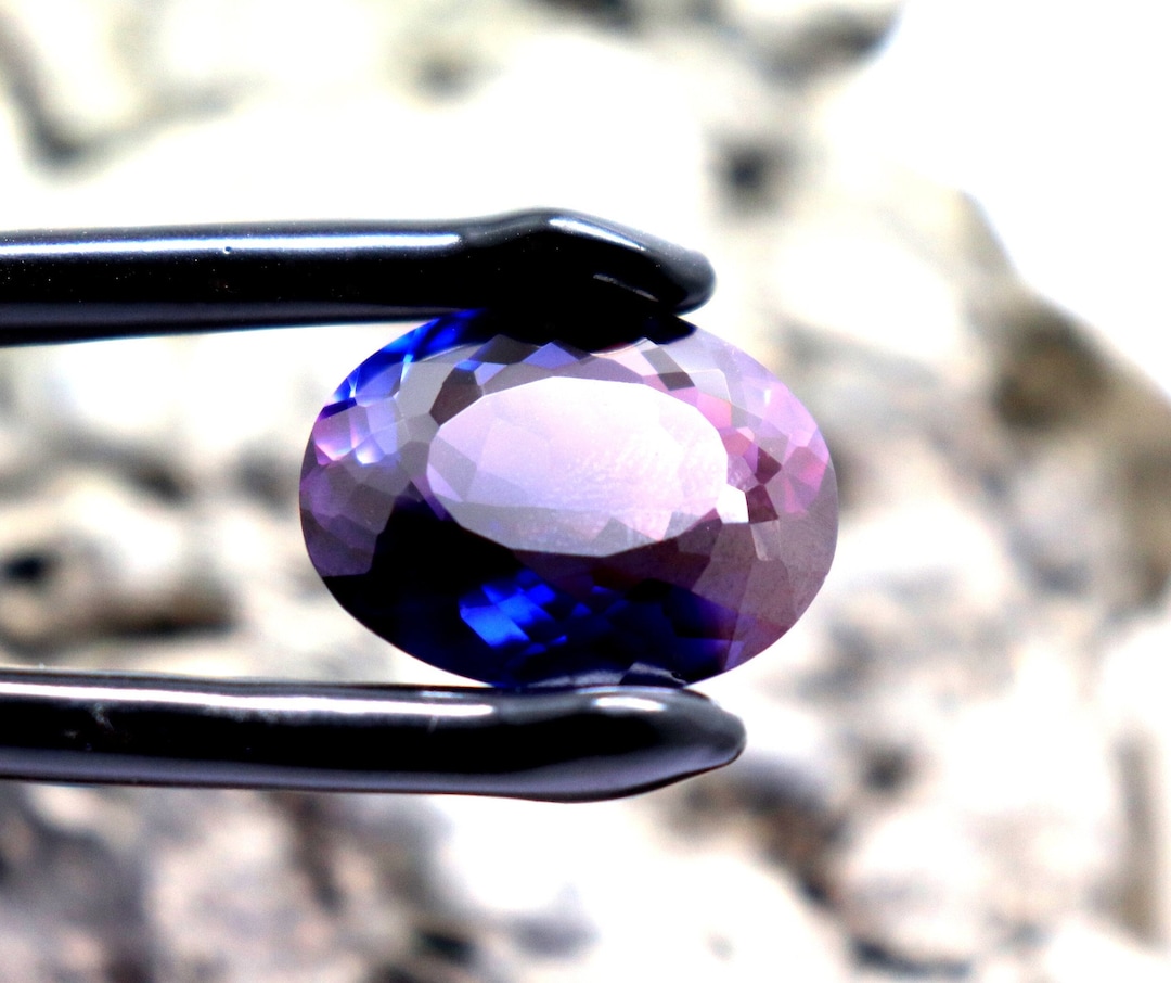 Rare Found Purple Tanzanite Gemstone Natural Tanzanite Loose Stone 34 ...
