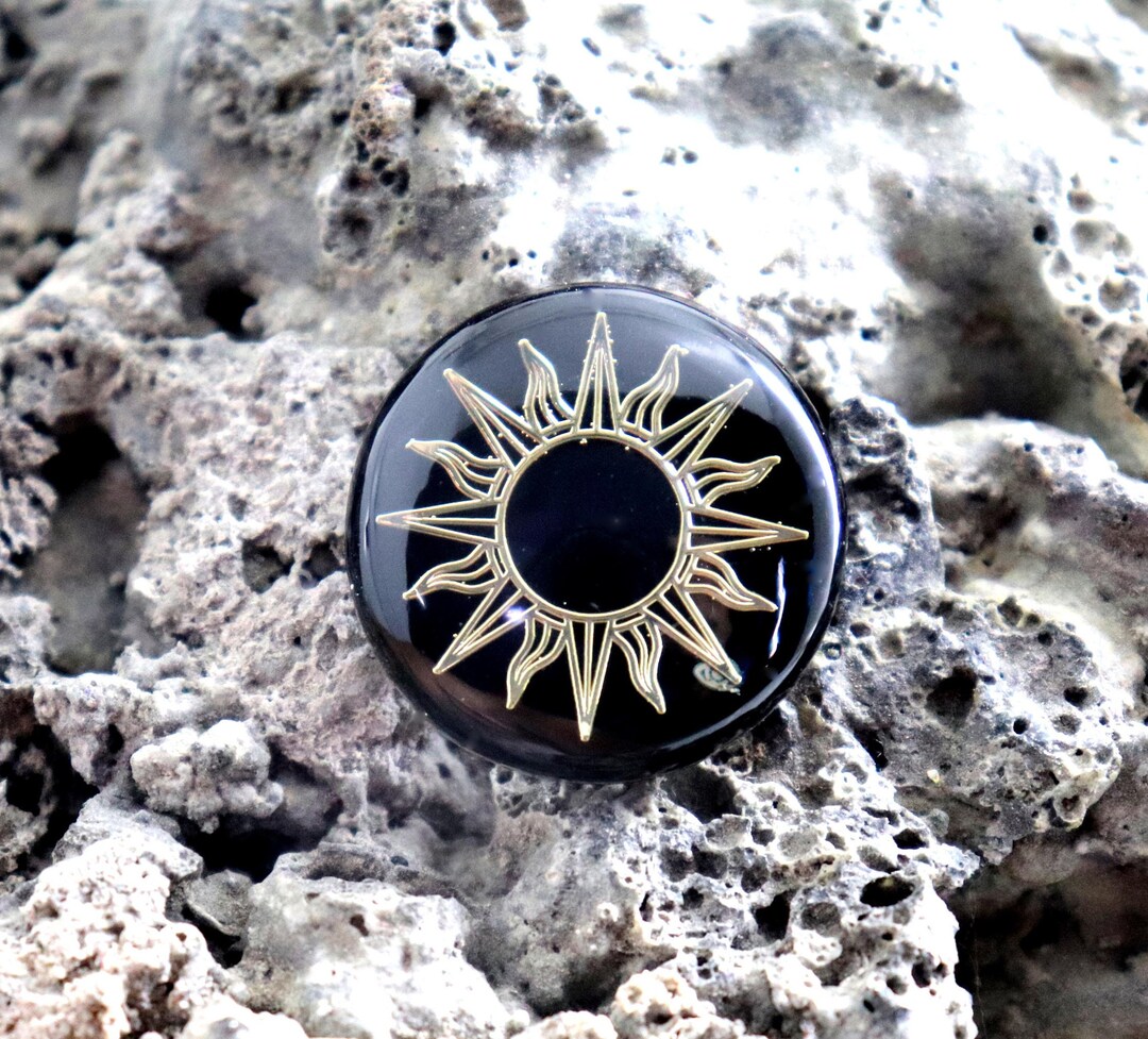 Precious Rare Found Sun Design Shape Stone 20.85carats Round - Etsy