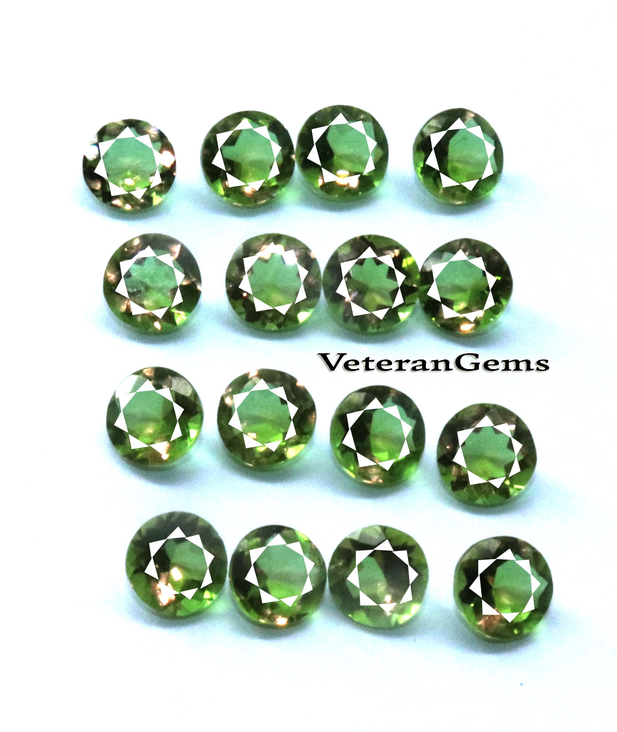 Natural Alexandrite Lot 10 Ct 6mm Round Cut Faceted Certified | Etsy