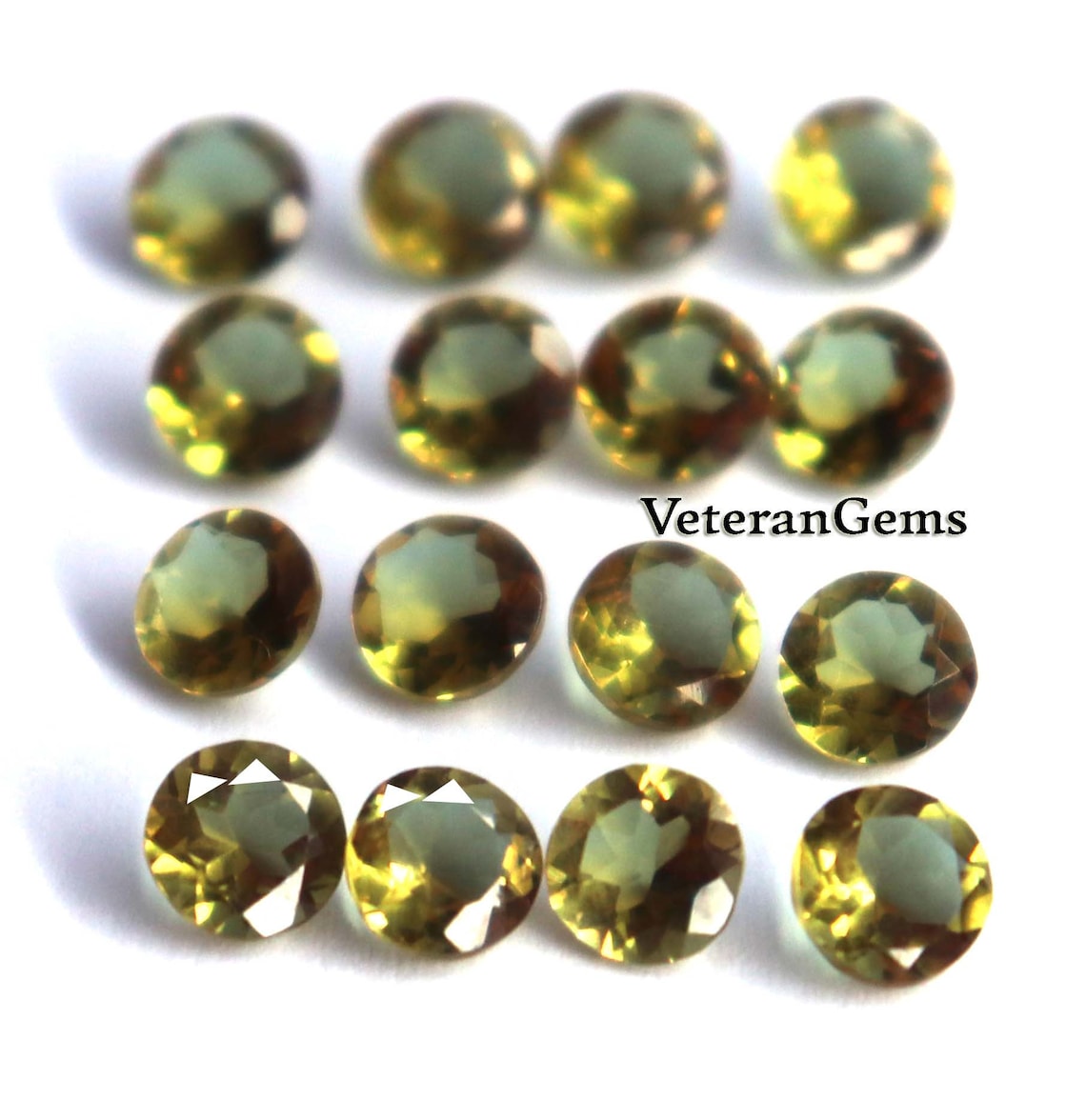 Natural Alexandrite Lot 10 Ct 6mm Round Cut Faceted Certified | Etsy