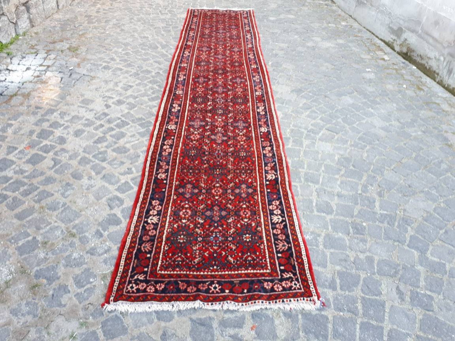 Red turkish rug runner rug vintage rug handmade rug anatolian | Etsy