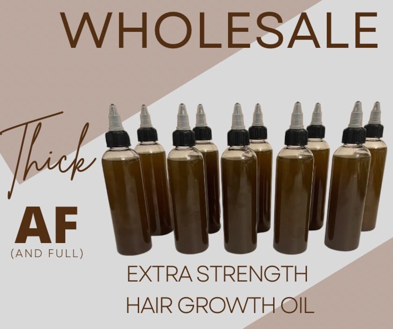 Thick and Full Edges & Hair Growth Oil Wholesale / Extra Strength Hair ...