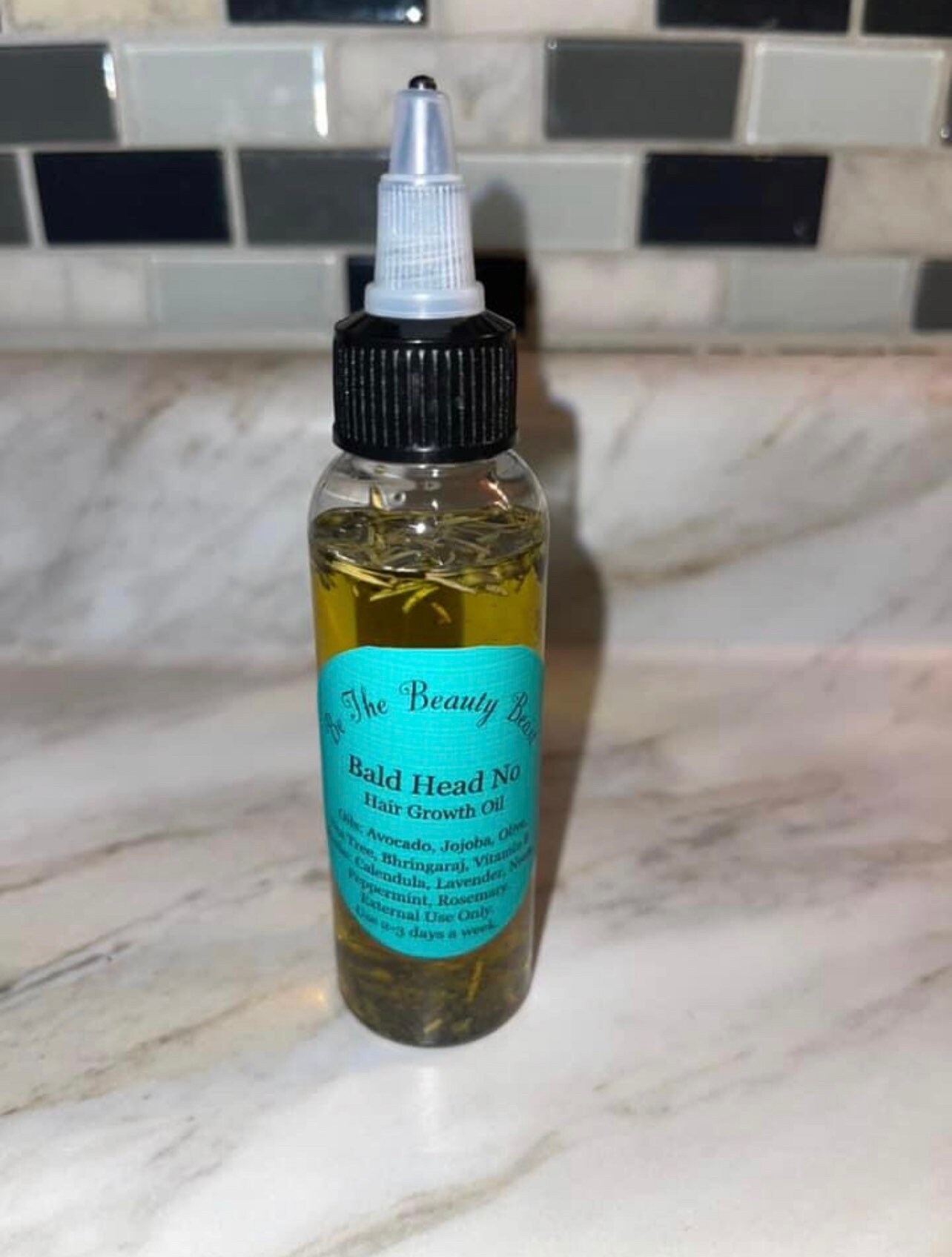 Bald Head No Hair Growth Oil | Rosemary Hair Growth Oil | Hair Oil for ...