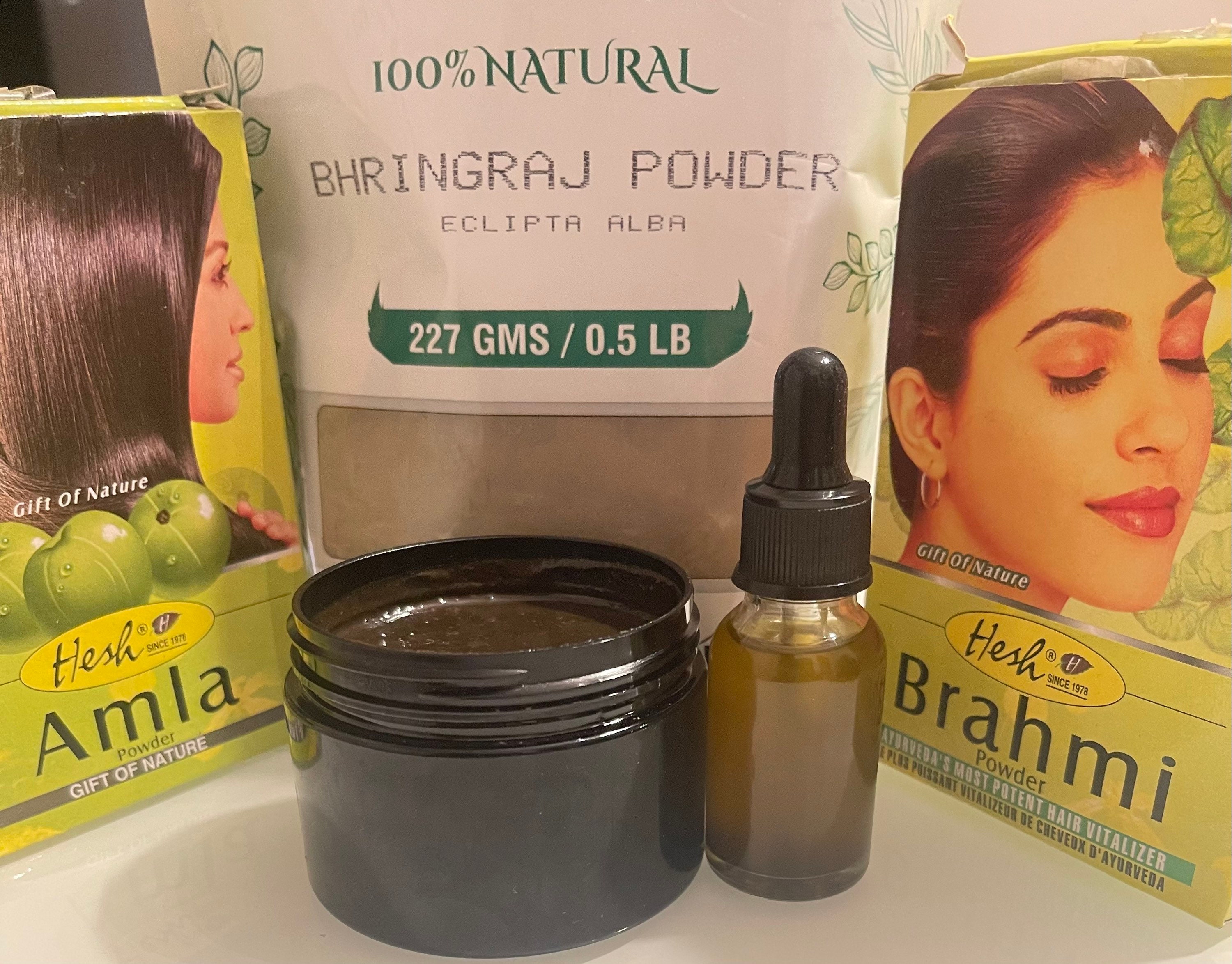 Ayurvedic Hair Mask/ Bhringraj Hair Growth Mask/ Black Hair Growth ...