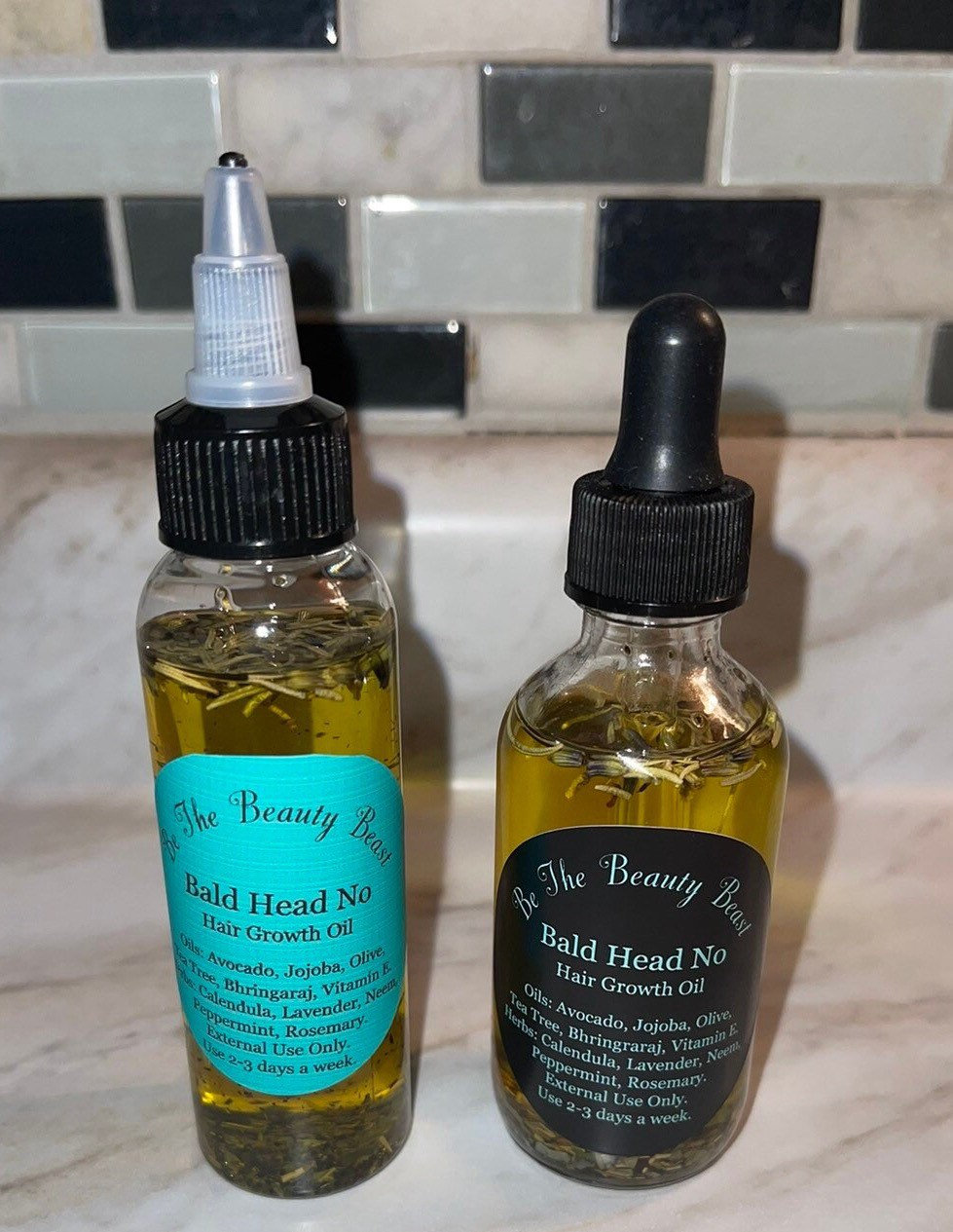 Bald Head No Hair Growth Oil | Rosemary Hair Growth Oil | Hair Oil for ...