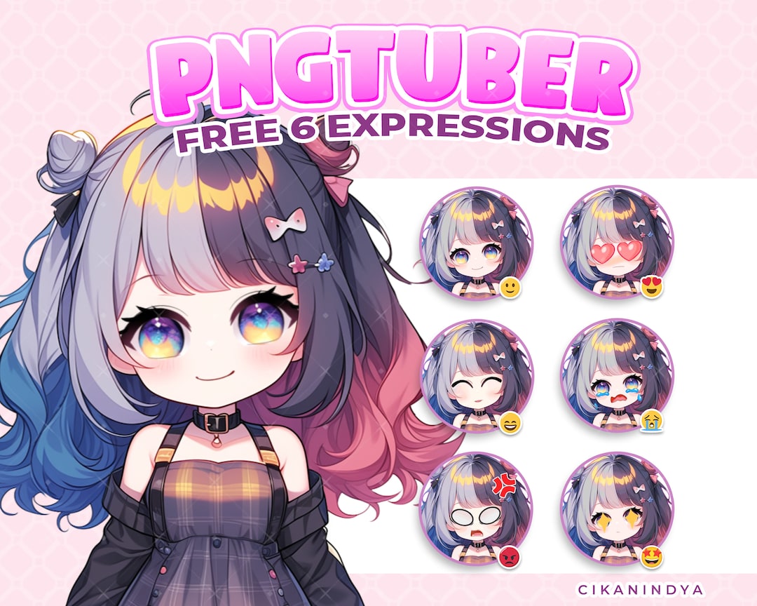 PNG Tuber | PNG Tuber Girly Characters - Perfect Models for Your Stream ...