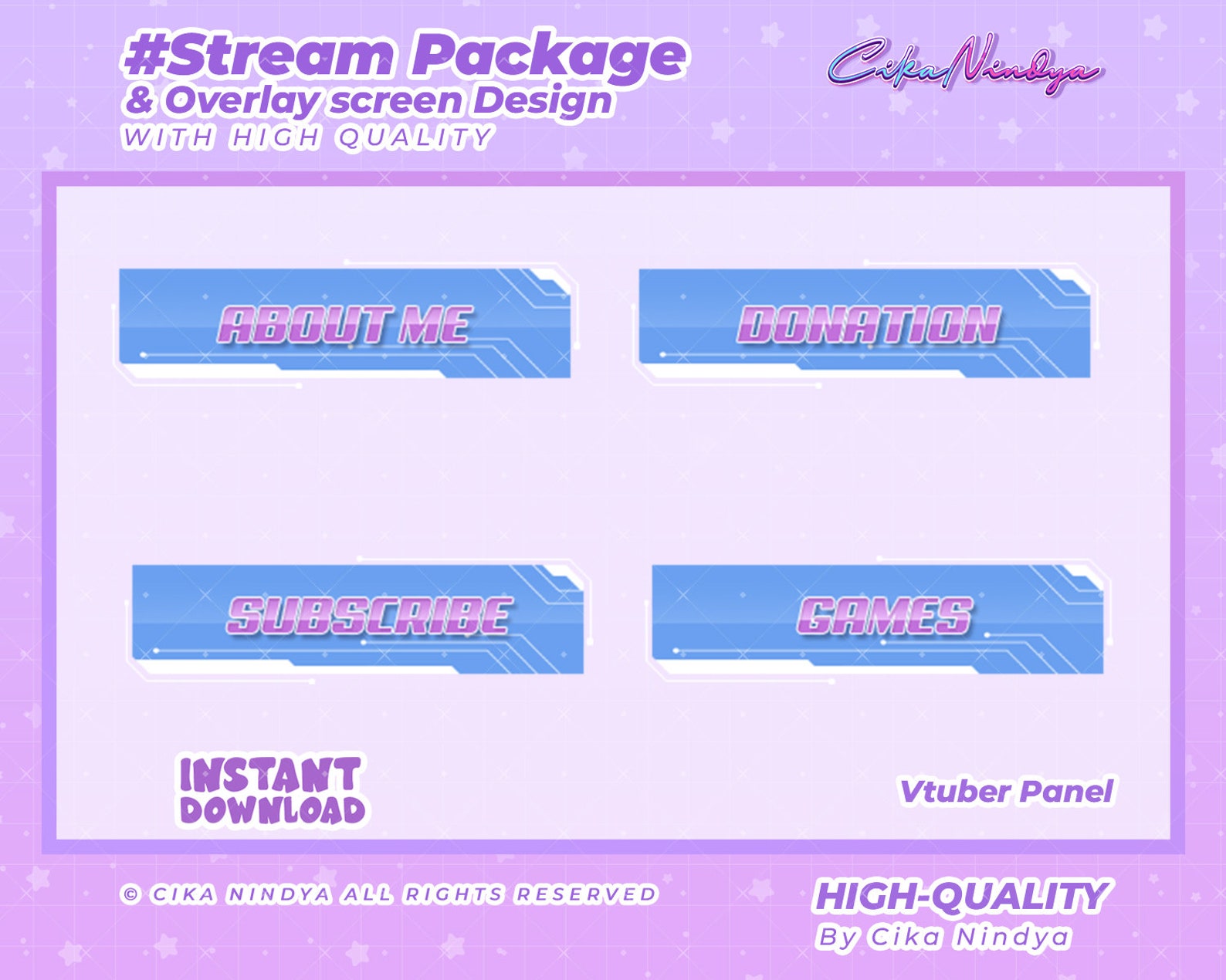 Influencer Dream With Modern Overlay Graphics for Trendsetting Streams ...