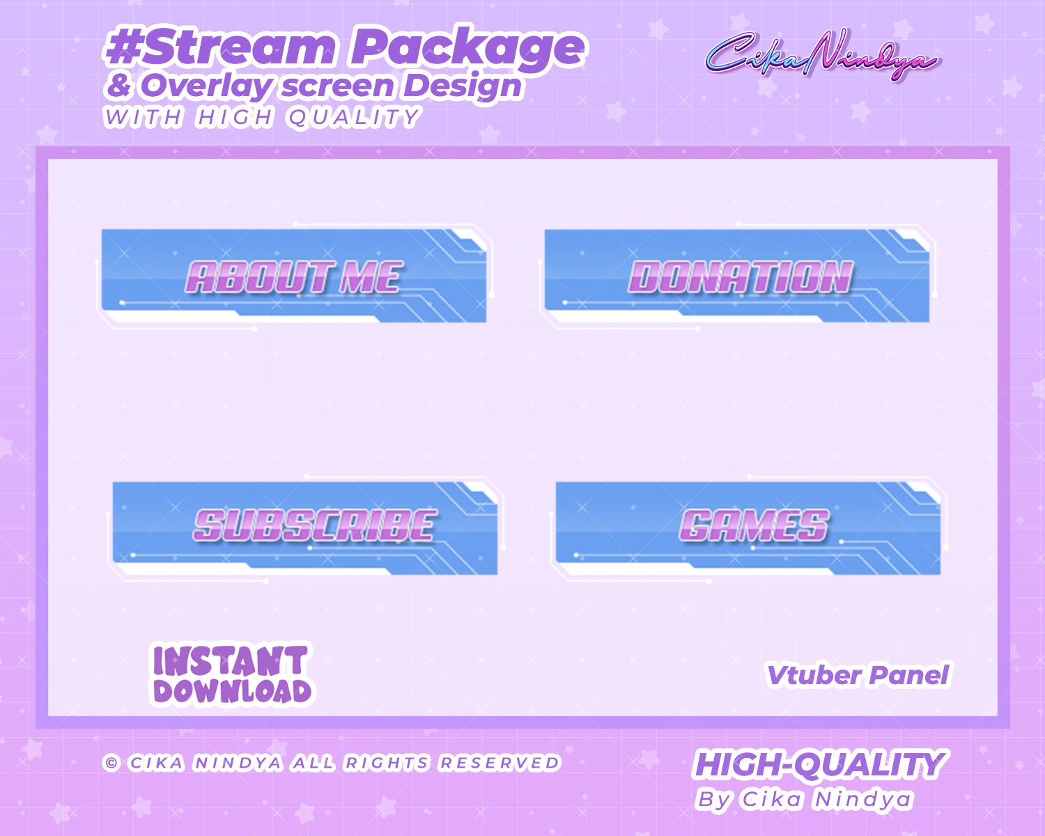 Influencer Dream With Modern Overlay Graphics for Trendsetting Streams ...