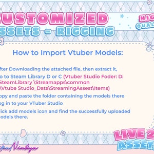 Vtuber Assets, Twitch Assets, Stream Assets, Live2d Asset, Design Asset ...
