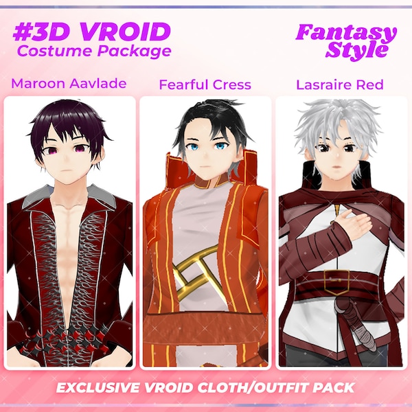 Male Vroid Clothes - Etsy