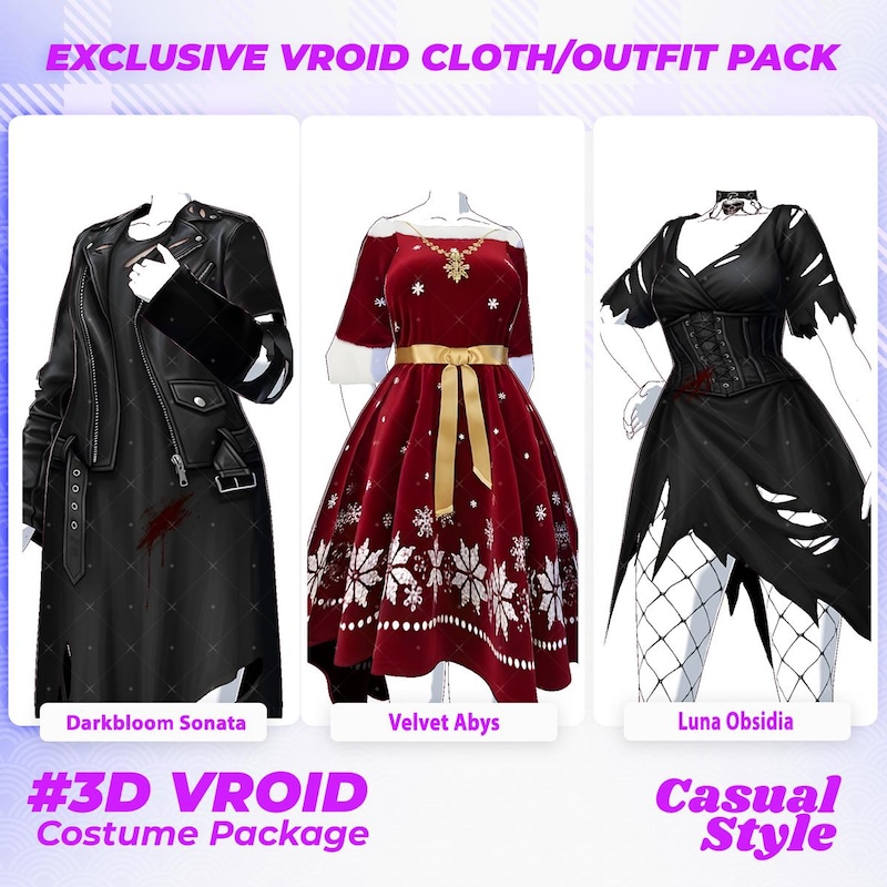 Vroid Avatar Clothes - Etsy